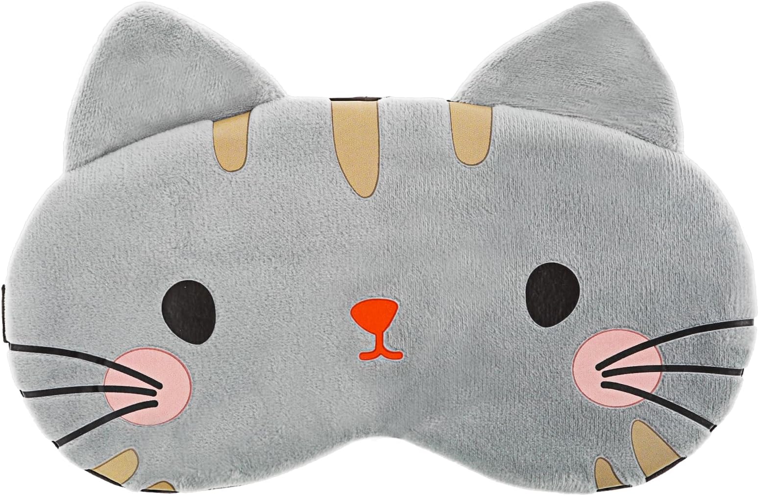 Amazon.com: WLLHYF Cute Sleeping Eye Mask Soft Plush Cartoon Cat ...