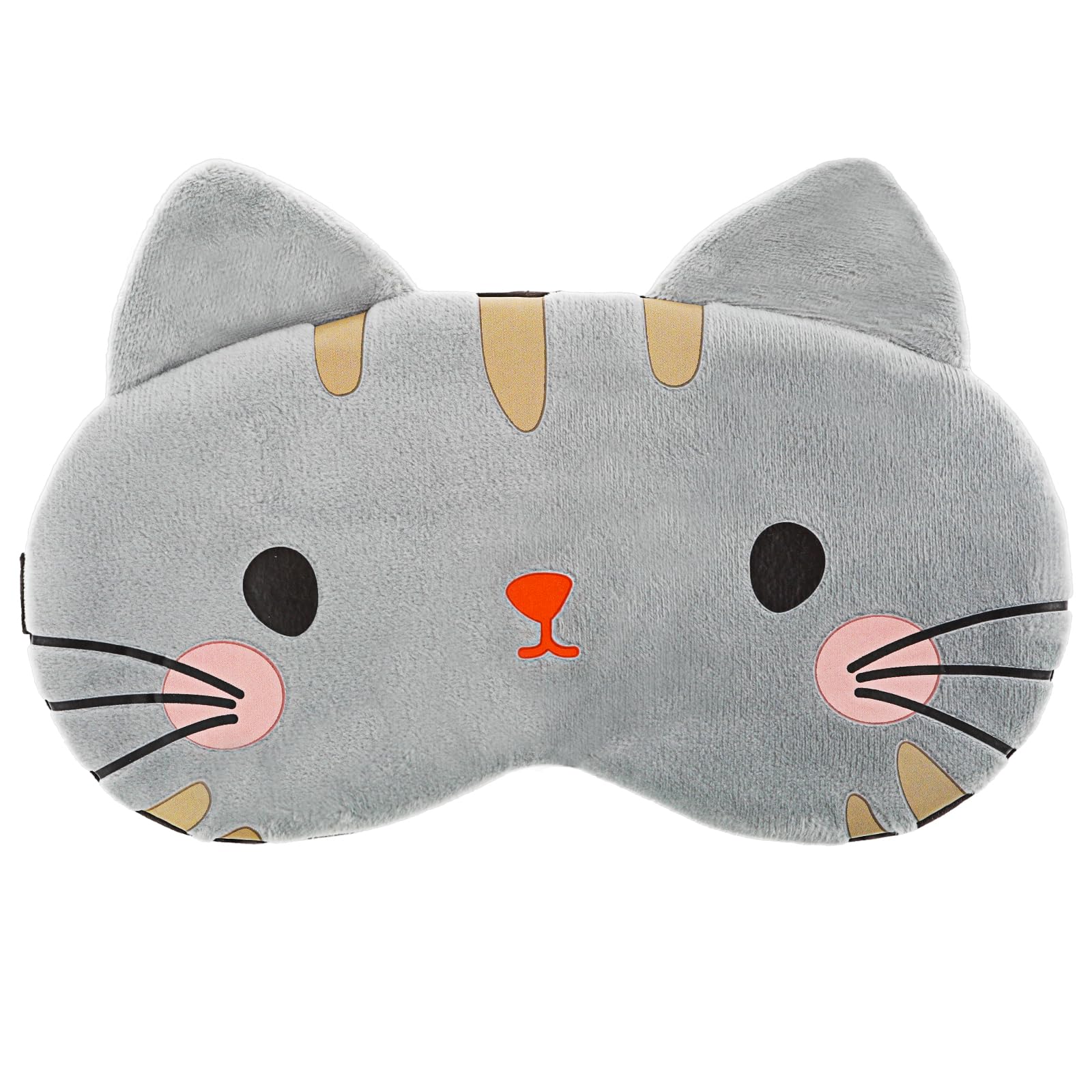 Amazon.com: WLLHYF Cute Sleeping Eye Mask Soft Plush Cartoon Cat ...