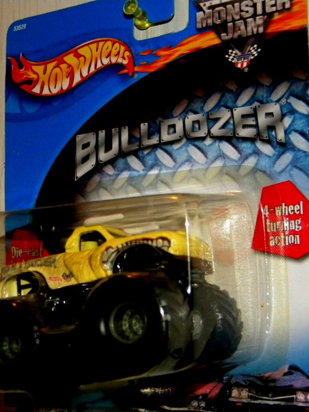 Amazon.com: Monster Jam 2001 Hot Wheels Bulldozer Monster Truck : Arts ...