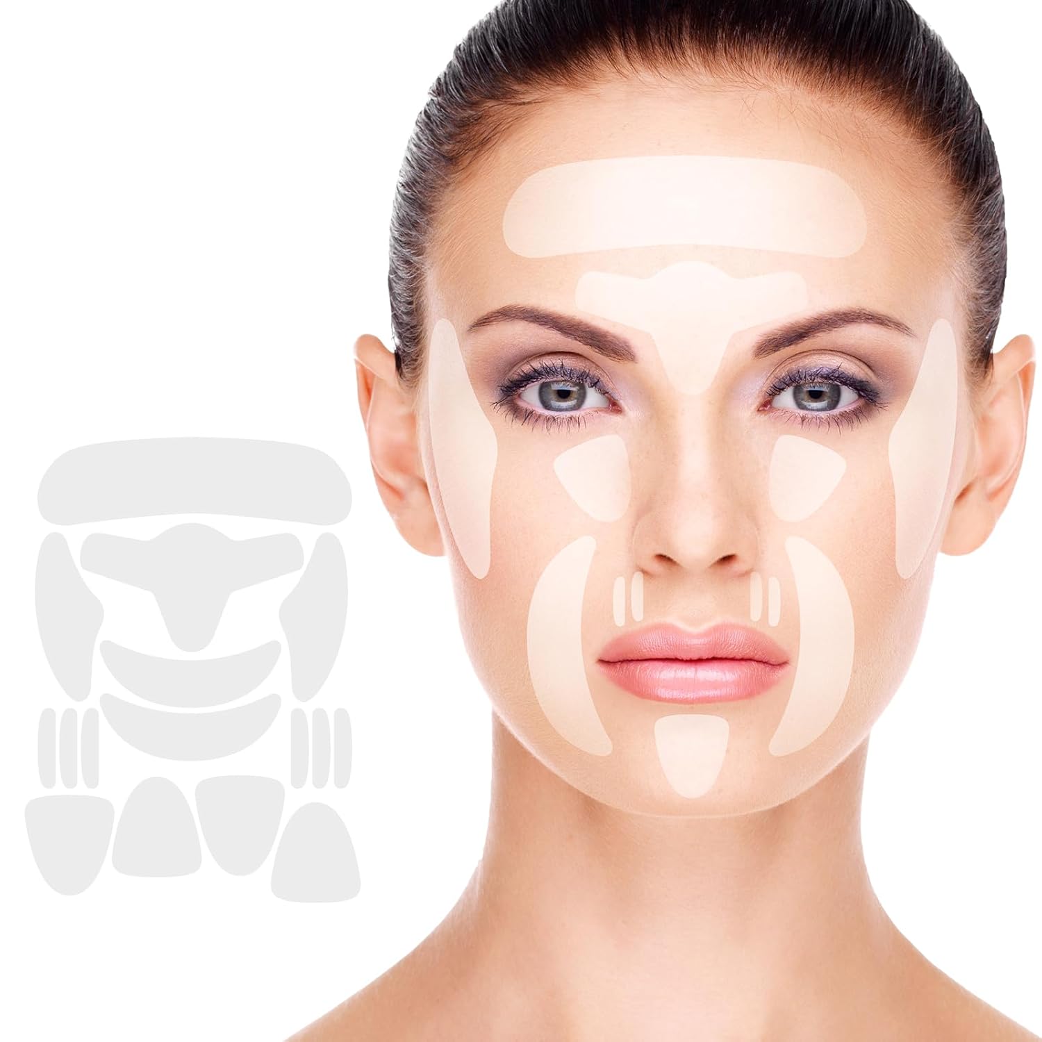 Amazon.com : Gubjomcp Face & Forehead Wrinkle Patches - Face Lift Tape ...