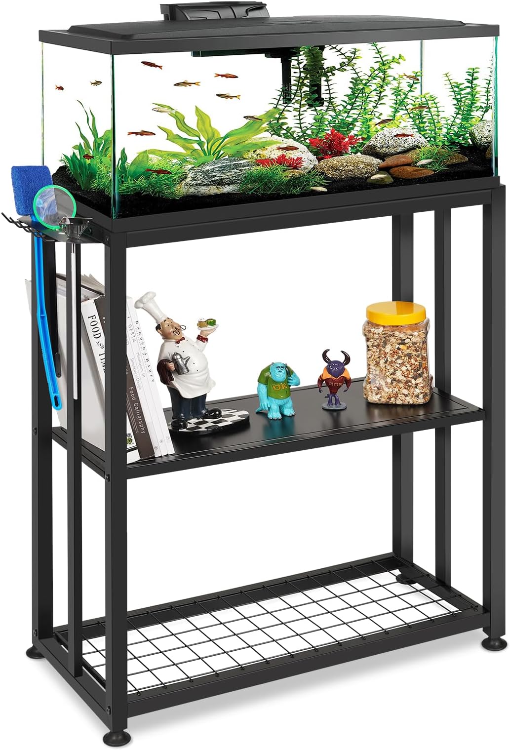 Amazon.com : Retyion Fish Tank Stand Metal Aquarium Stand 20 Gallon ...