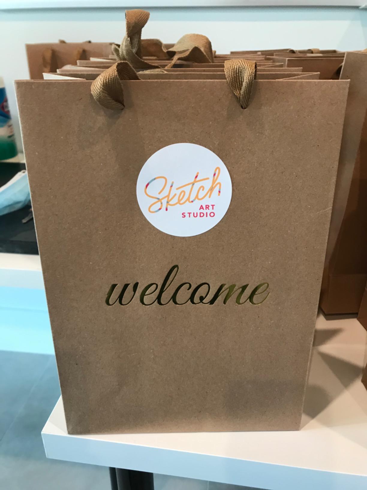 Amazon.com: FOONEA Welcome Bags Kraft Paper Bag with Handles for Hotel ...