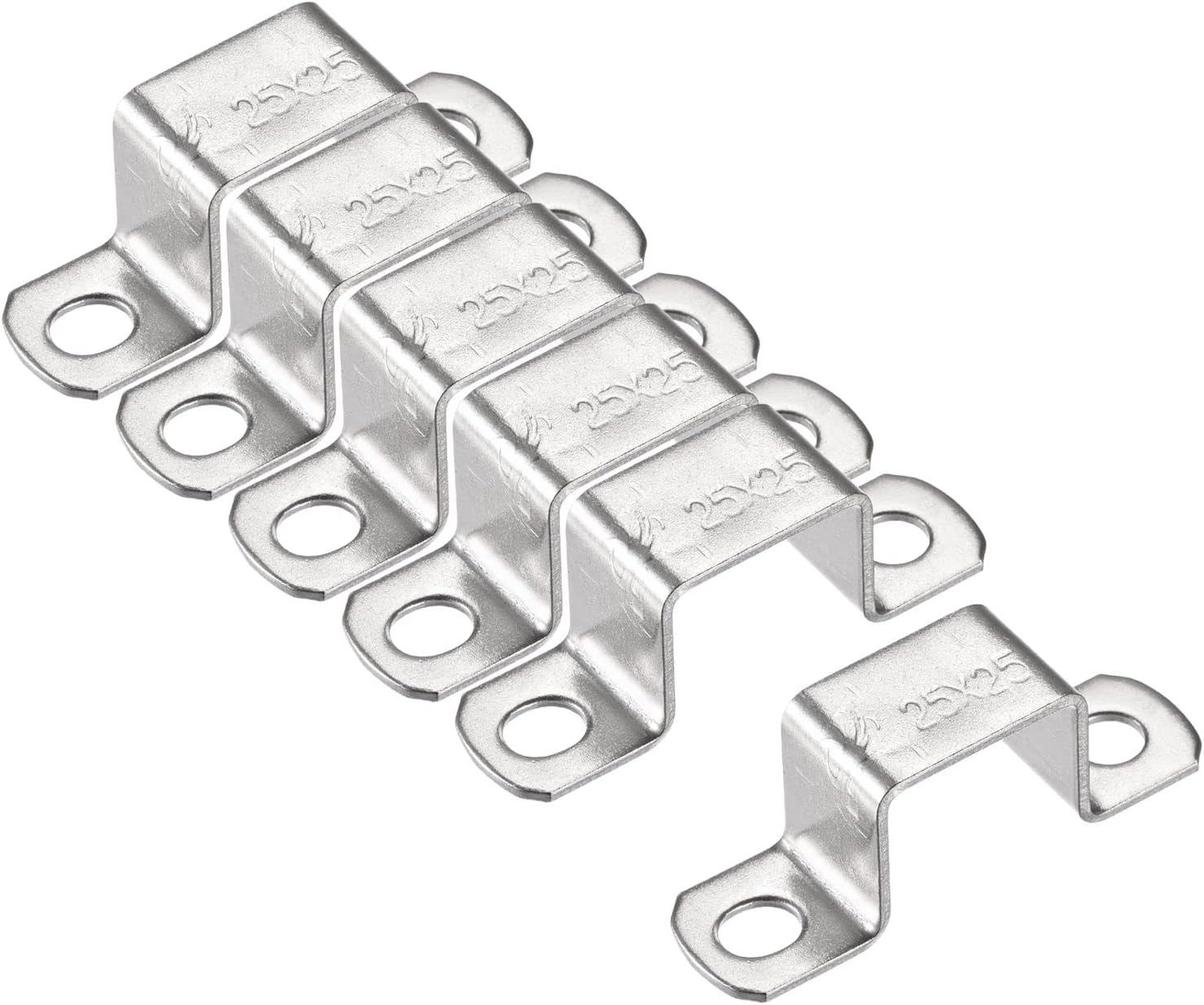 Amazon.com: uxcell U Shaped Connector Bracket 38 x 61mm 304 Stainless ...