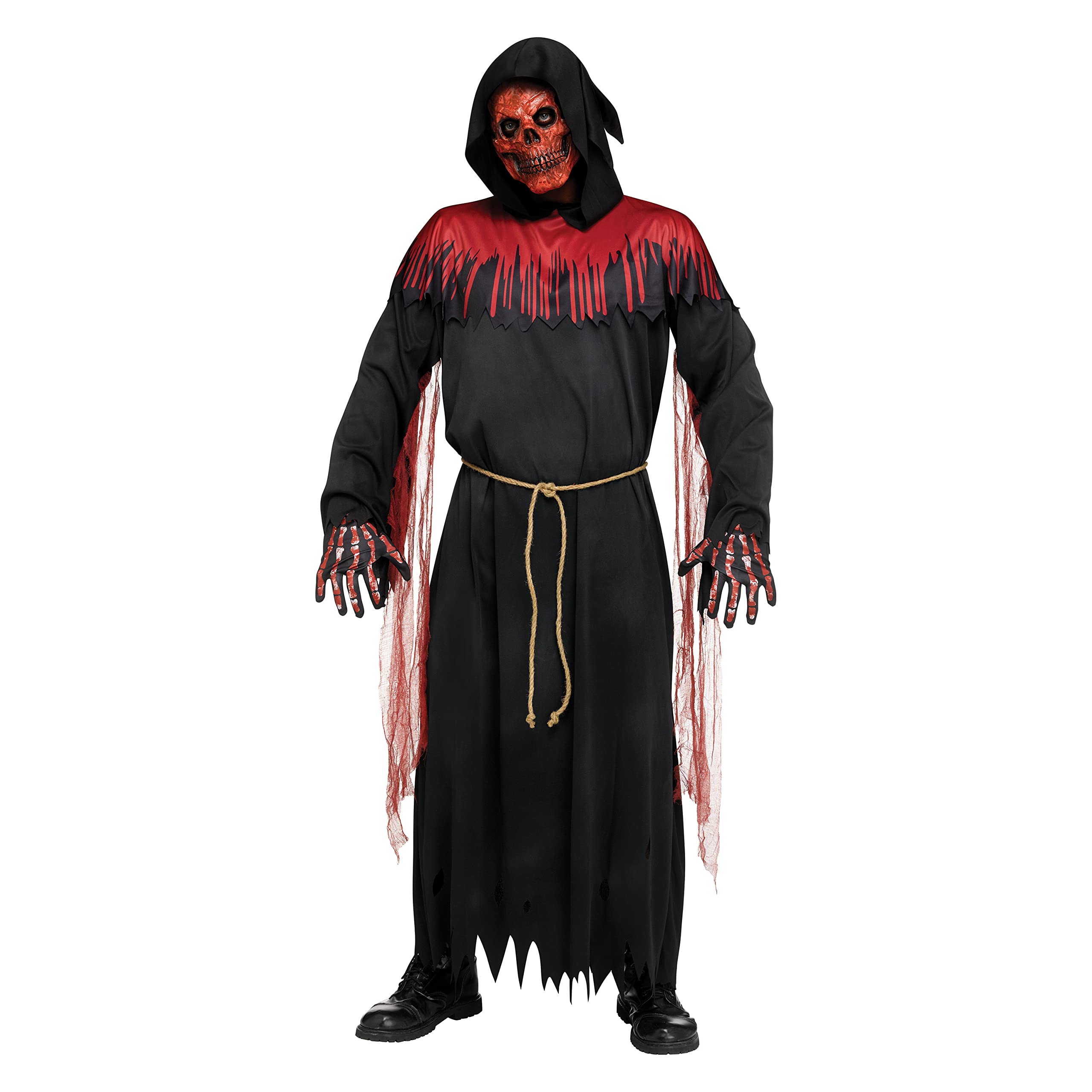Amazon.com: Fun World Blood Rain Reaper Adult Costume, One Size Fits ...