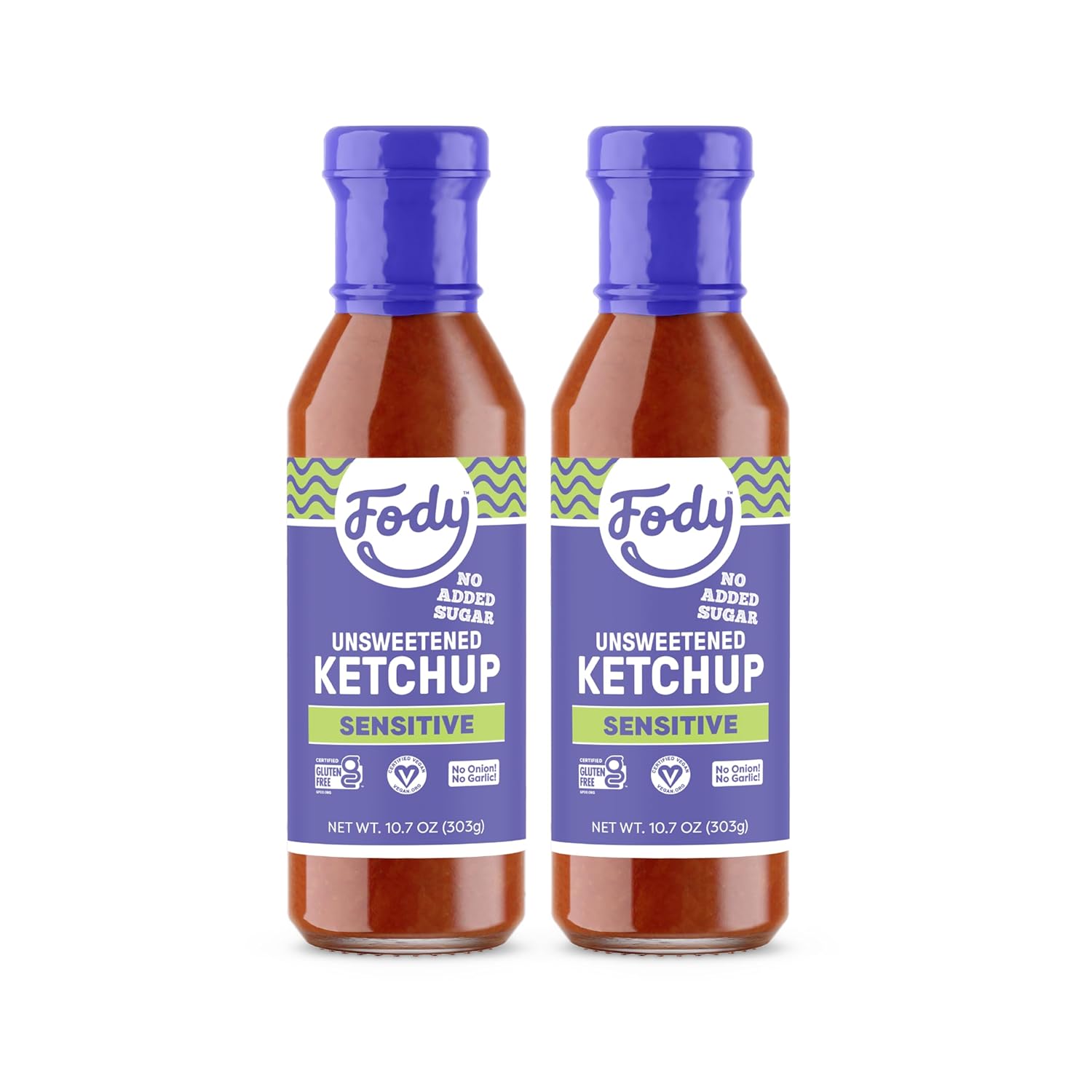 Amazon.com : Fody Foods Unsweetened Tomato Ketchup, 11.7 Oz (Pack of 2 ...