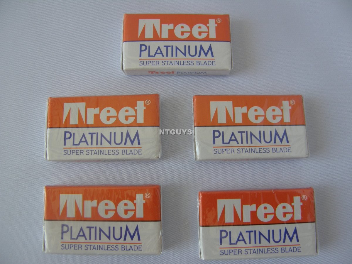 25 Treet Platinum Double Edge Razor Blades : Amazon.ca: Beauty ...