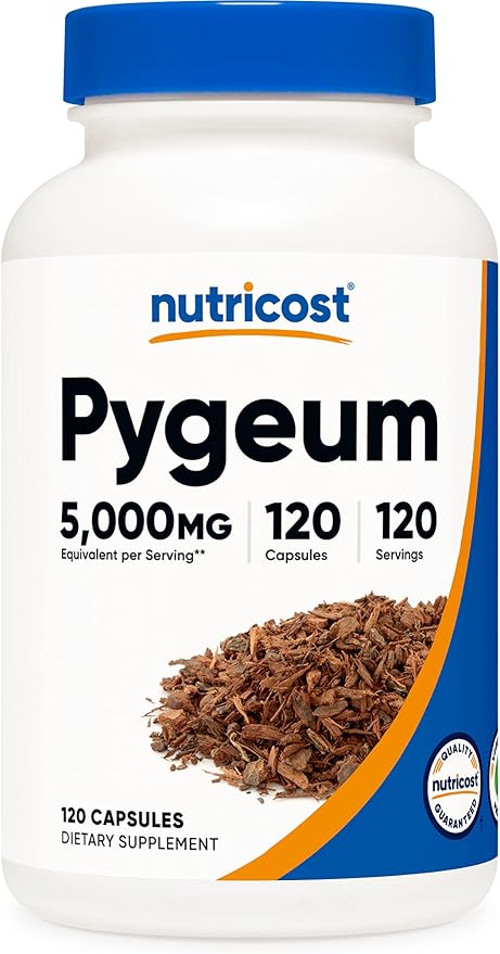 Amazon.com: Nutricost Pygeum 5000mg, 120 Capsules - Veggie Capsules ...