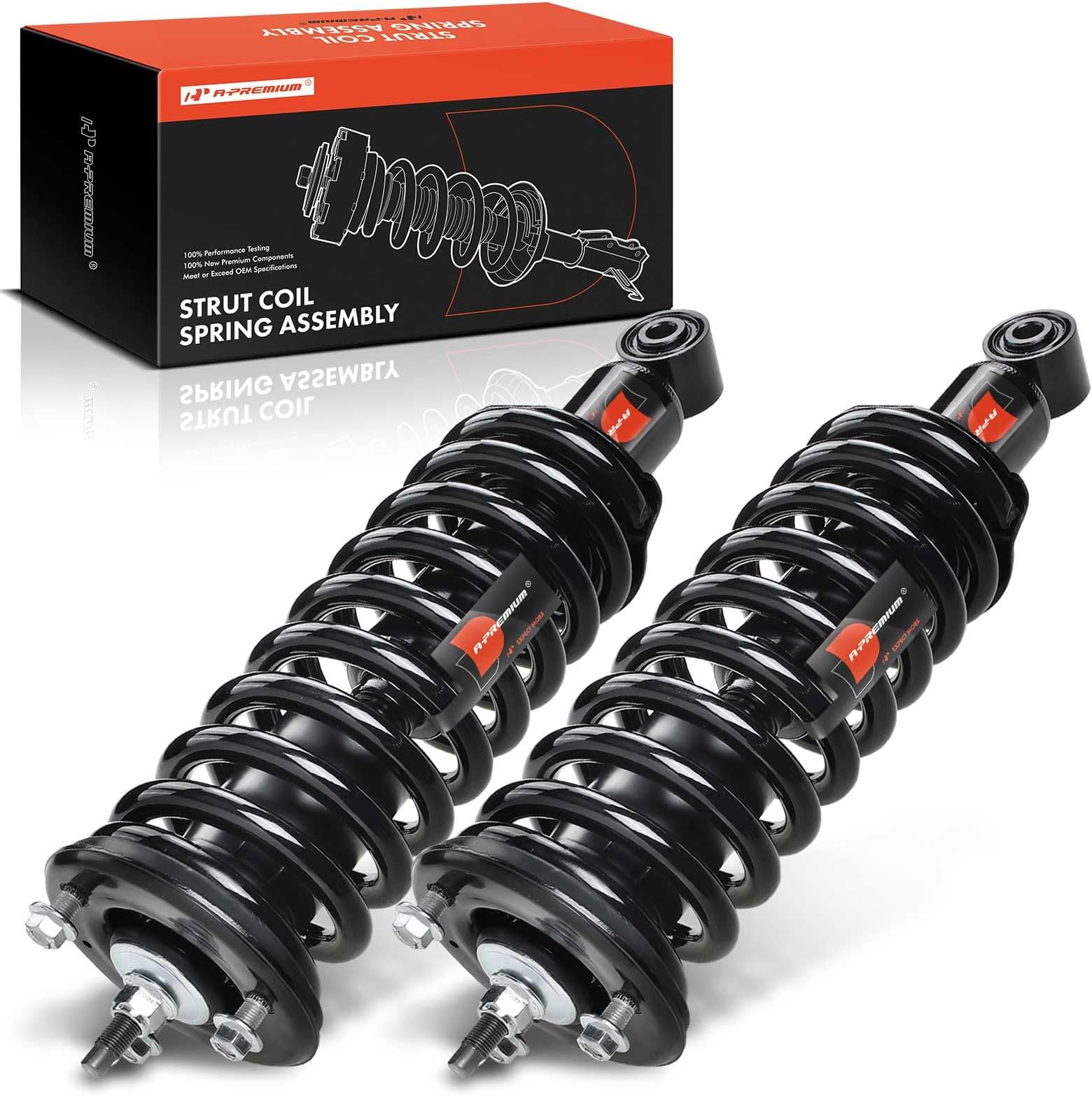 Amazon.com: Detroit Axle - 4WD Front Struts and Rear Shocks Replacement ...