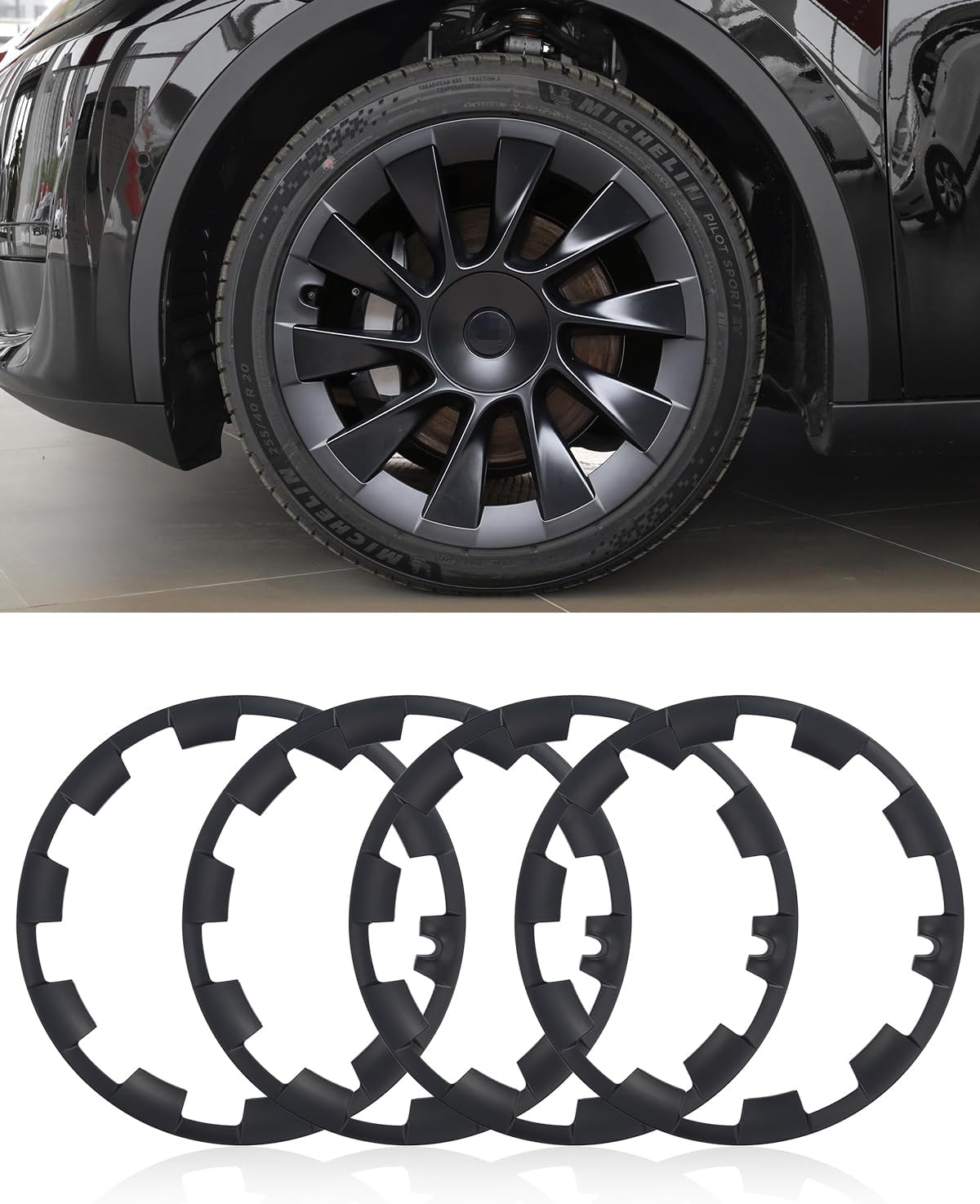 Amazon.com: KKTR-CAR Wheel Center Caps, 20"" Wheel Center Hub Cap Kit ...