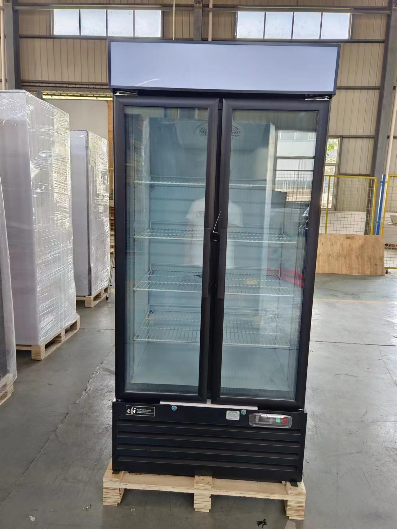 Amazon.com: FRICOOL 36" Commercial Glass 2 Door Display Freezer ...