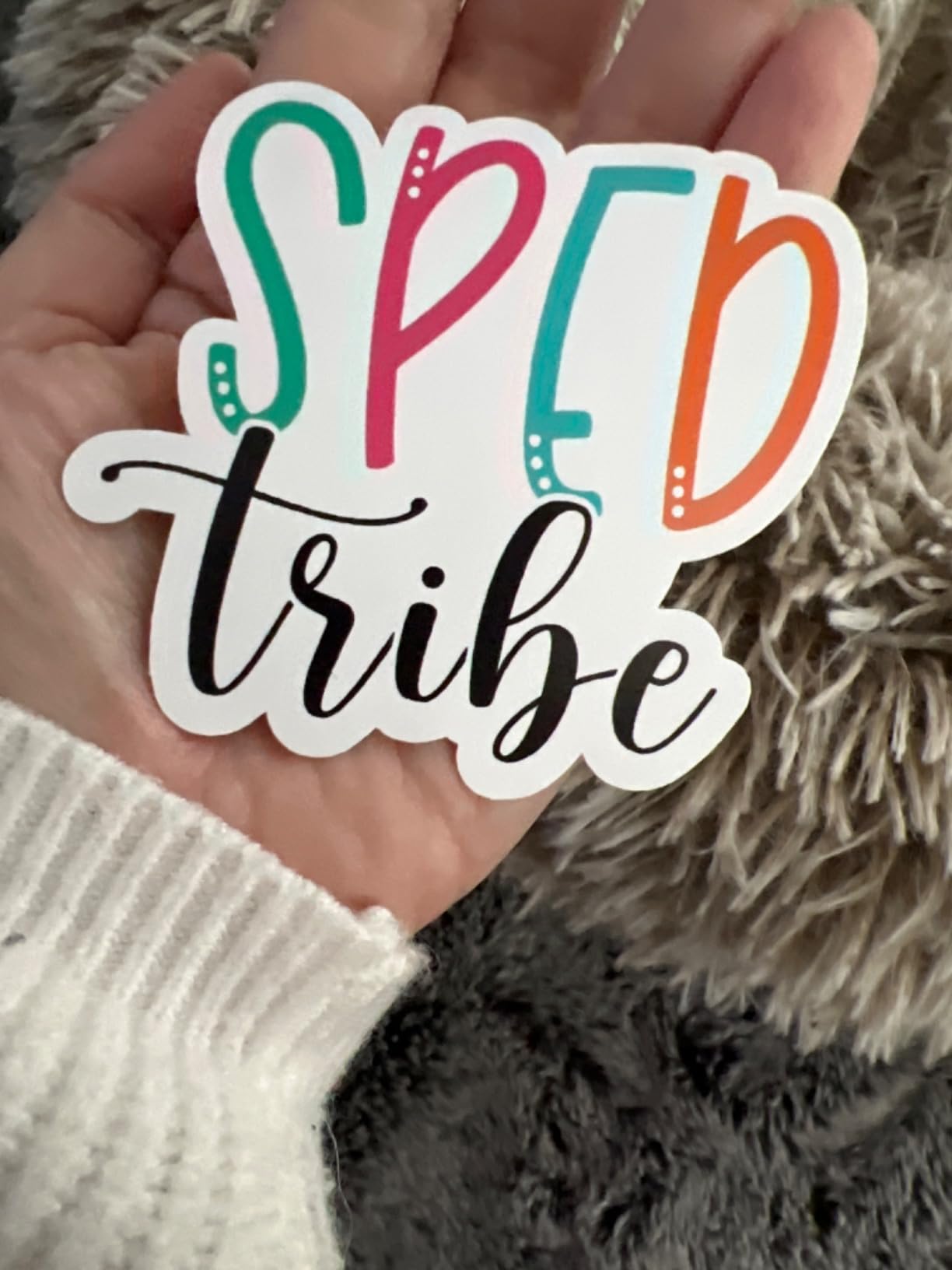 Amazon.com: TANGOGLAM 3PCs Special Education Teacher 3" Stickers, Vinyl ...