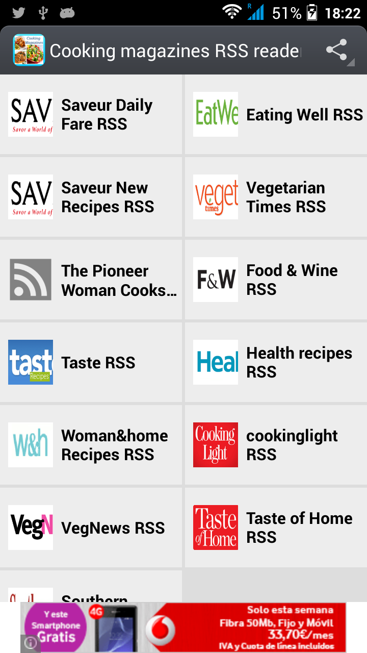 Cooking Magazines rss reader - App on Amazon Appstore