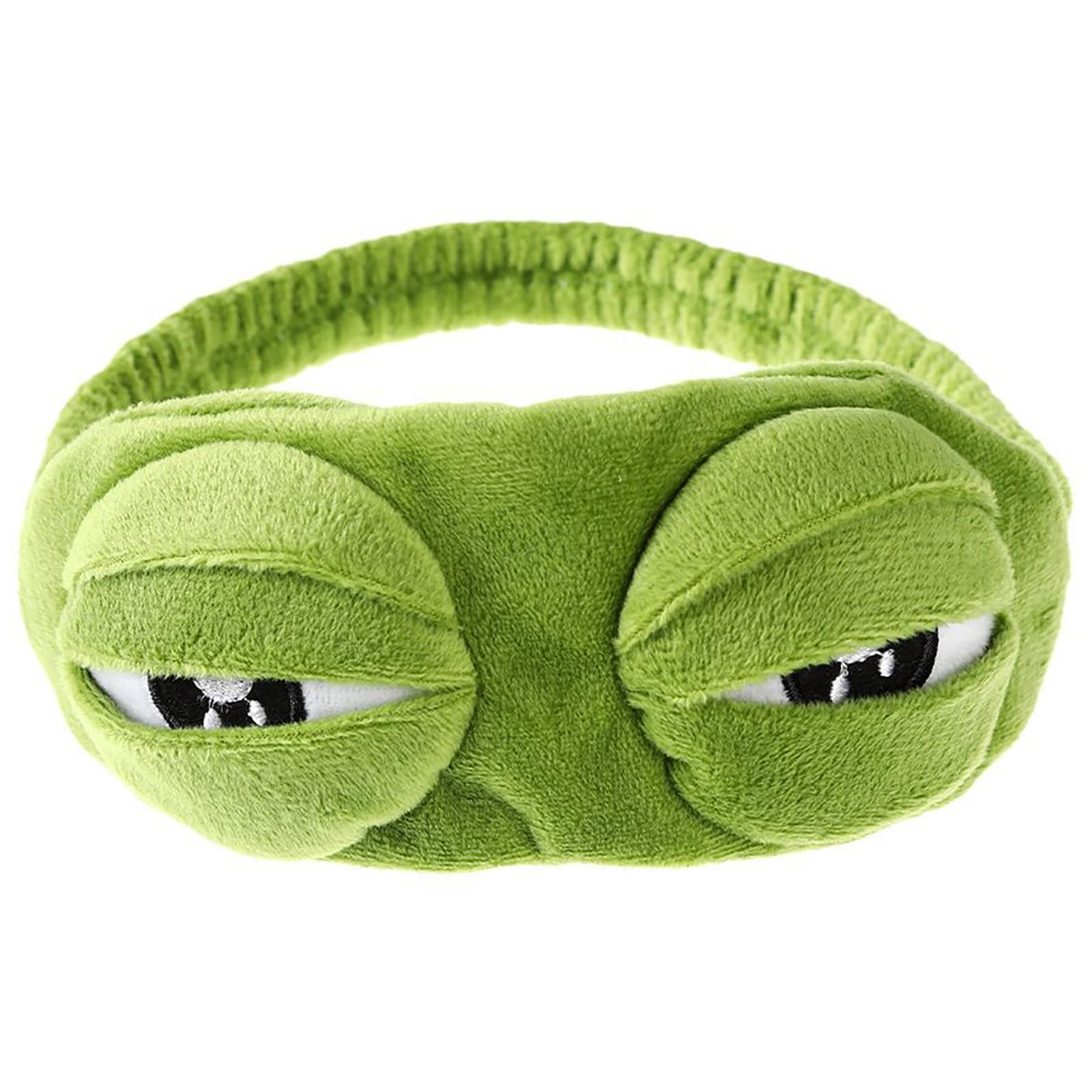 Green Frog 3D Eye Mask Cover Frog Sleep Eyeshadow Soft Fluff Cartoon ...