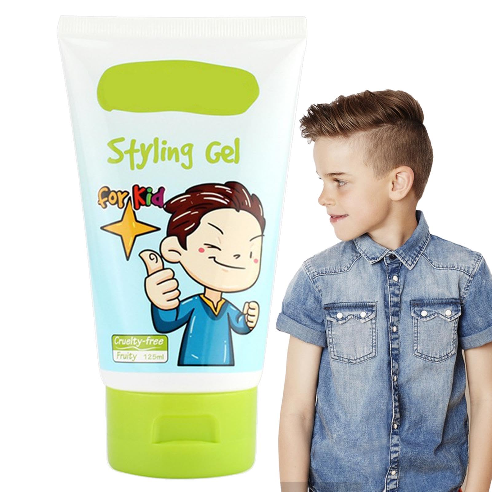 Kids Hair Gel, 125ml Hair Gel For Kids, Anti-Frizzy Conditioning Gel ...
