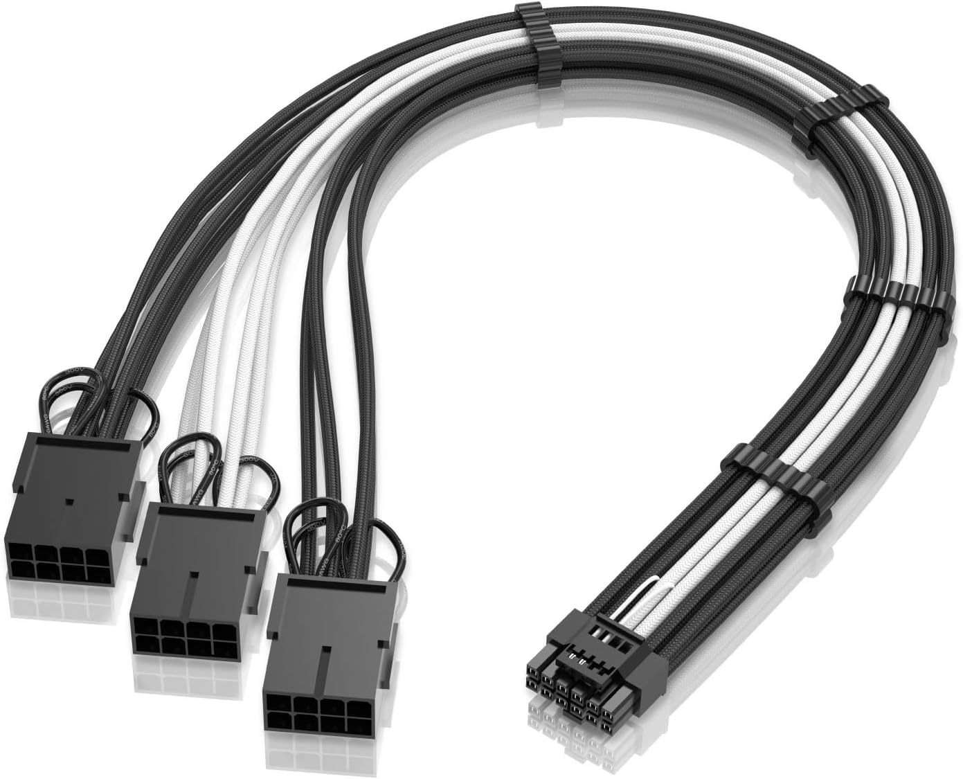 Amazon.com: EZDIY-FAB GPU Power Sleeved Cable Extension, 16pin(12+4 ...