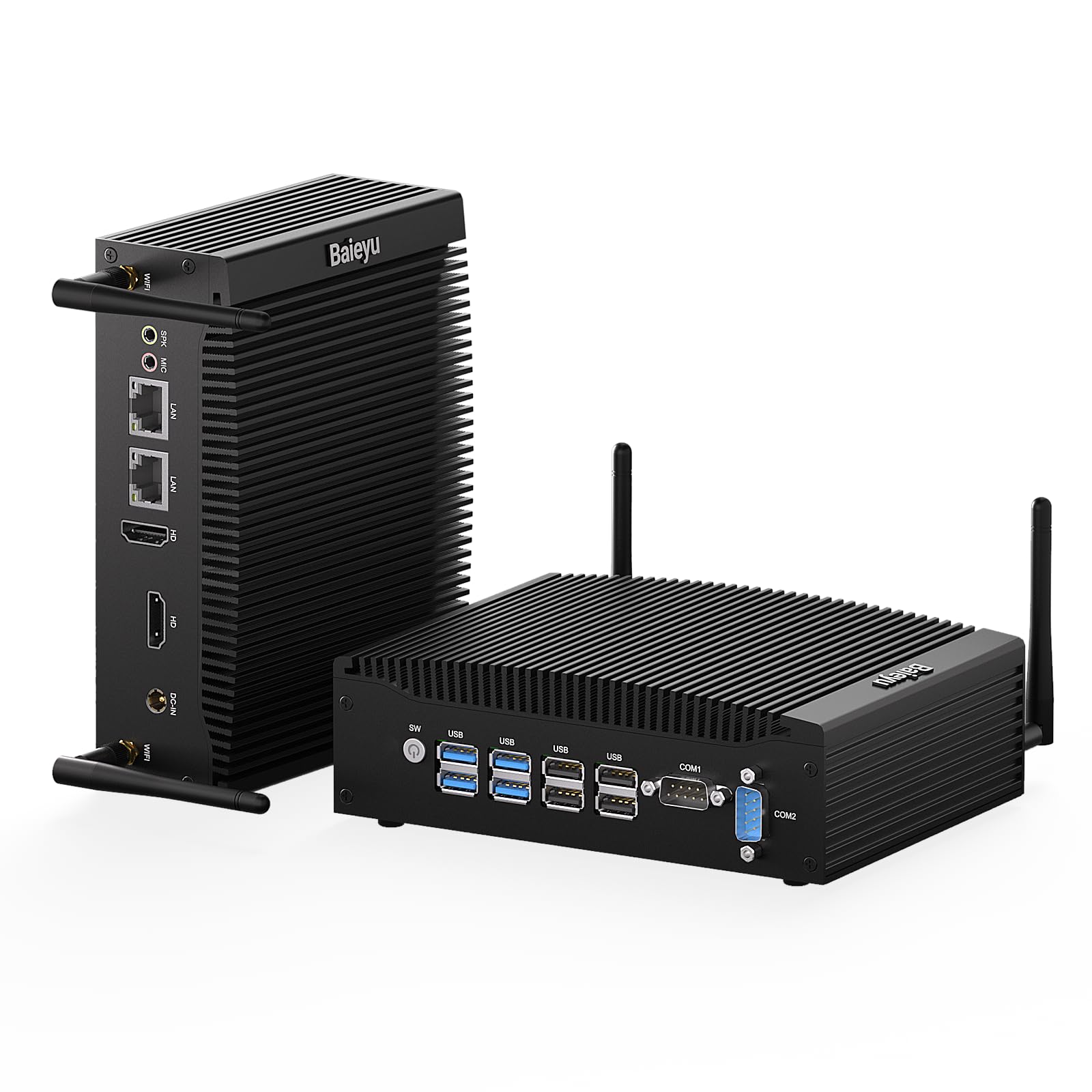 Snapklik.com : Industrial Fanless Computer Core i5-8260U, Fanless Mini ...