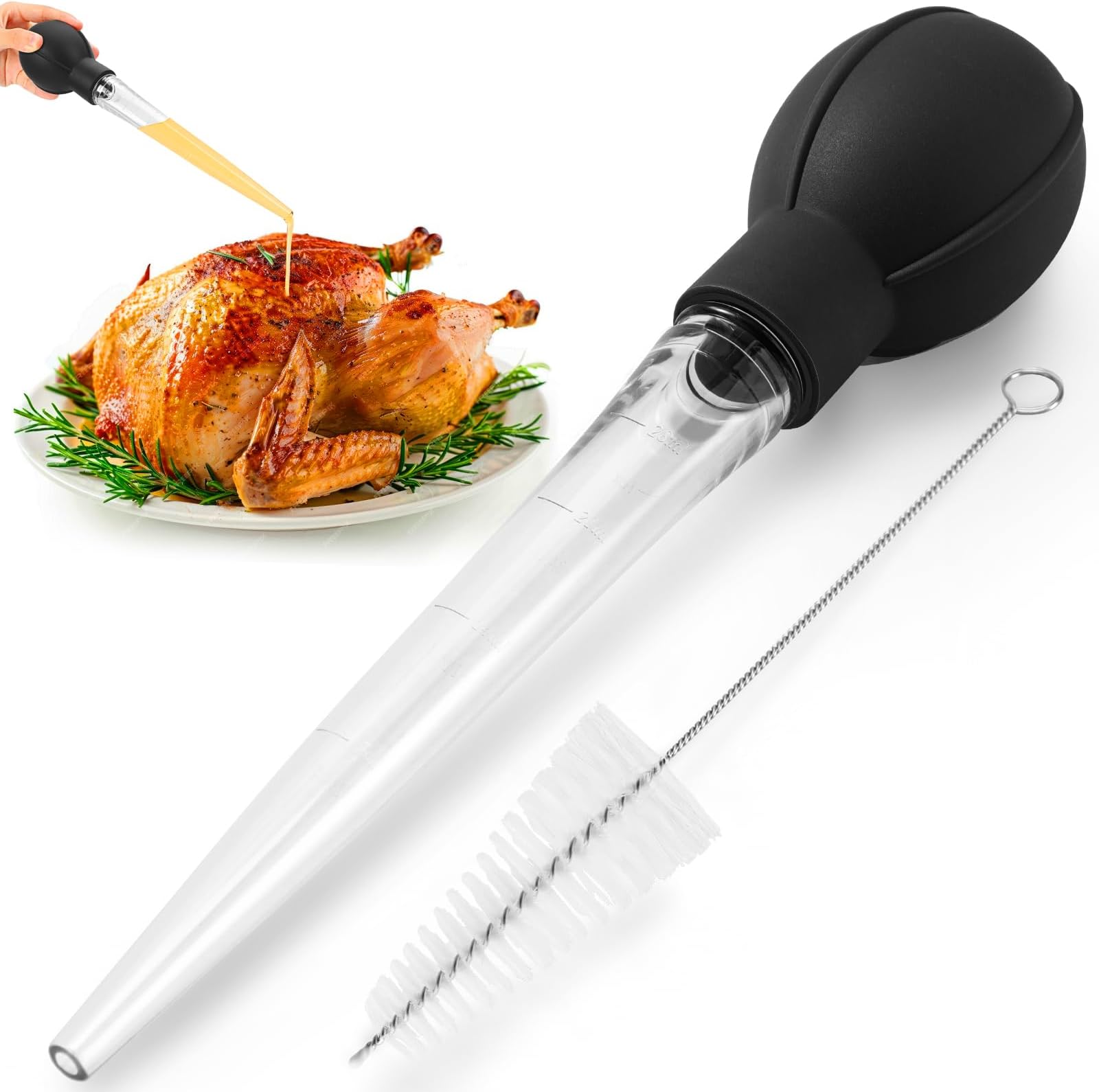 Amazon.com: Turkey Baster Large, 2 Pcs Dropper Turkey Baster Pipette ...