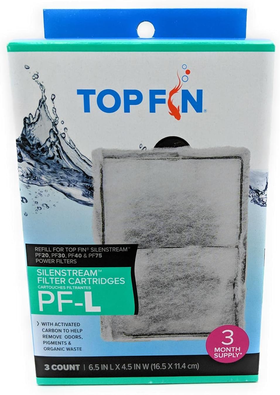 Top Fin Silenstream PF-L Refill for PF20, PF30, PF40 and PF75 Power ...