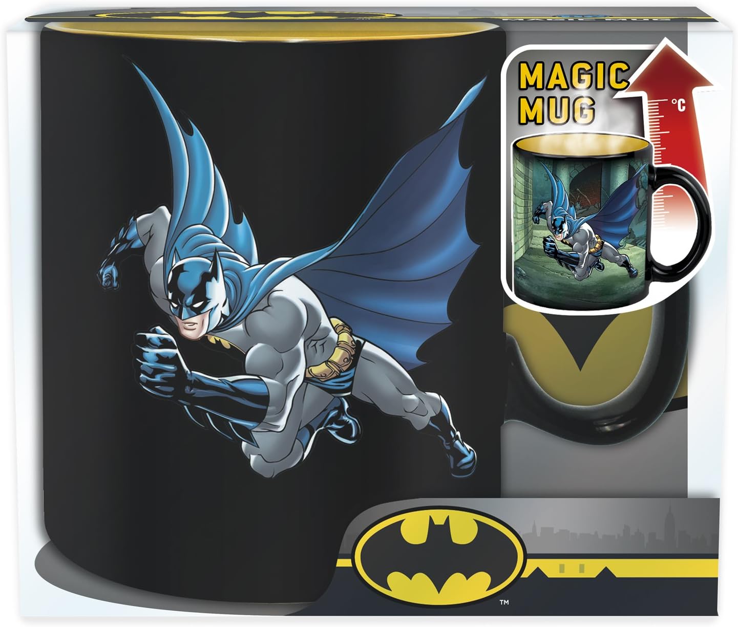 ABYstyle DC Comics Batman & Joker Heat Change Ceramic Coffee Tea Mug ...