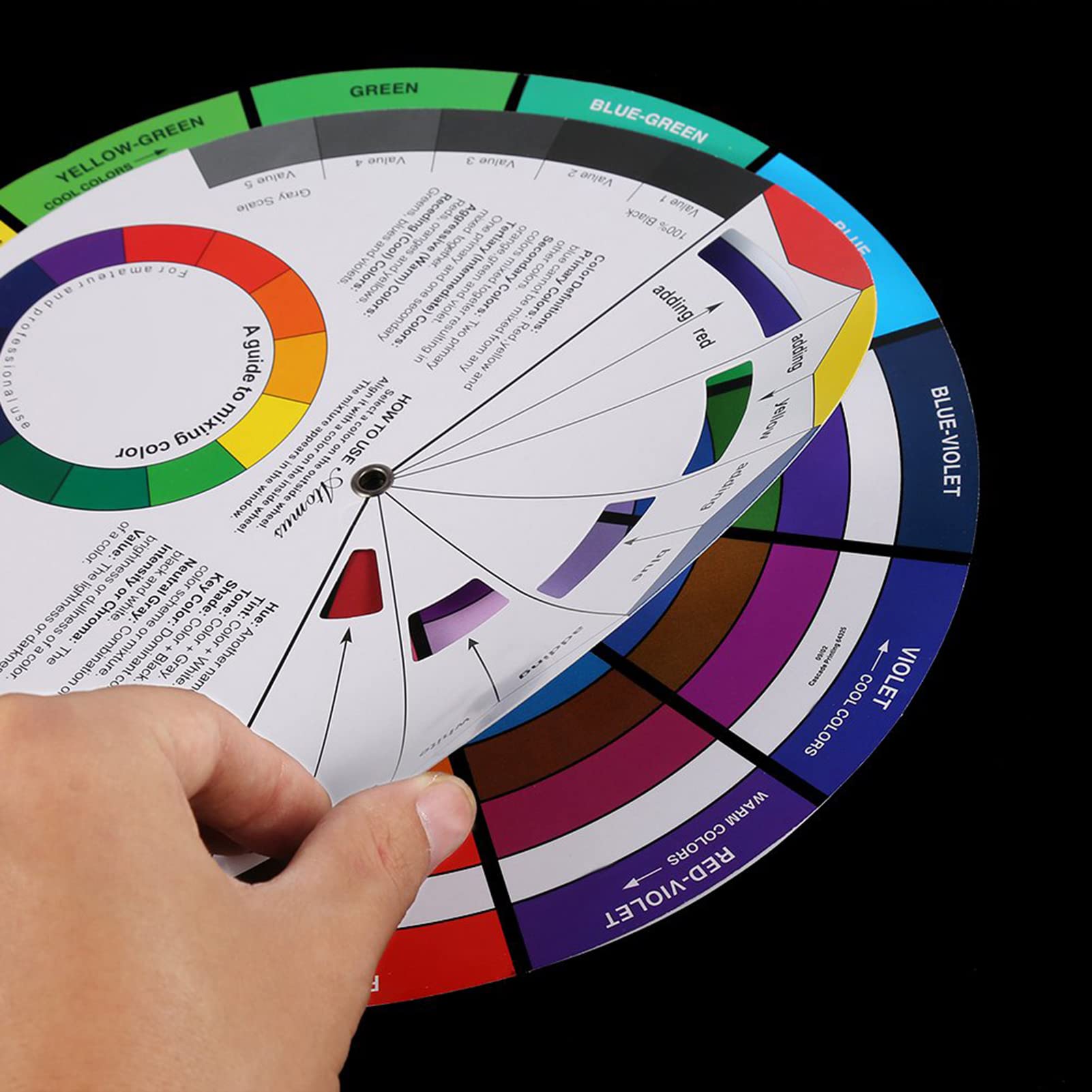 Buy Color Wheel, Makeup Makeup Color Chart, Color Wheel, Professional ...