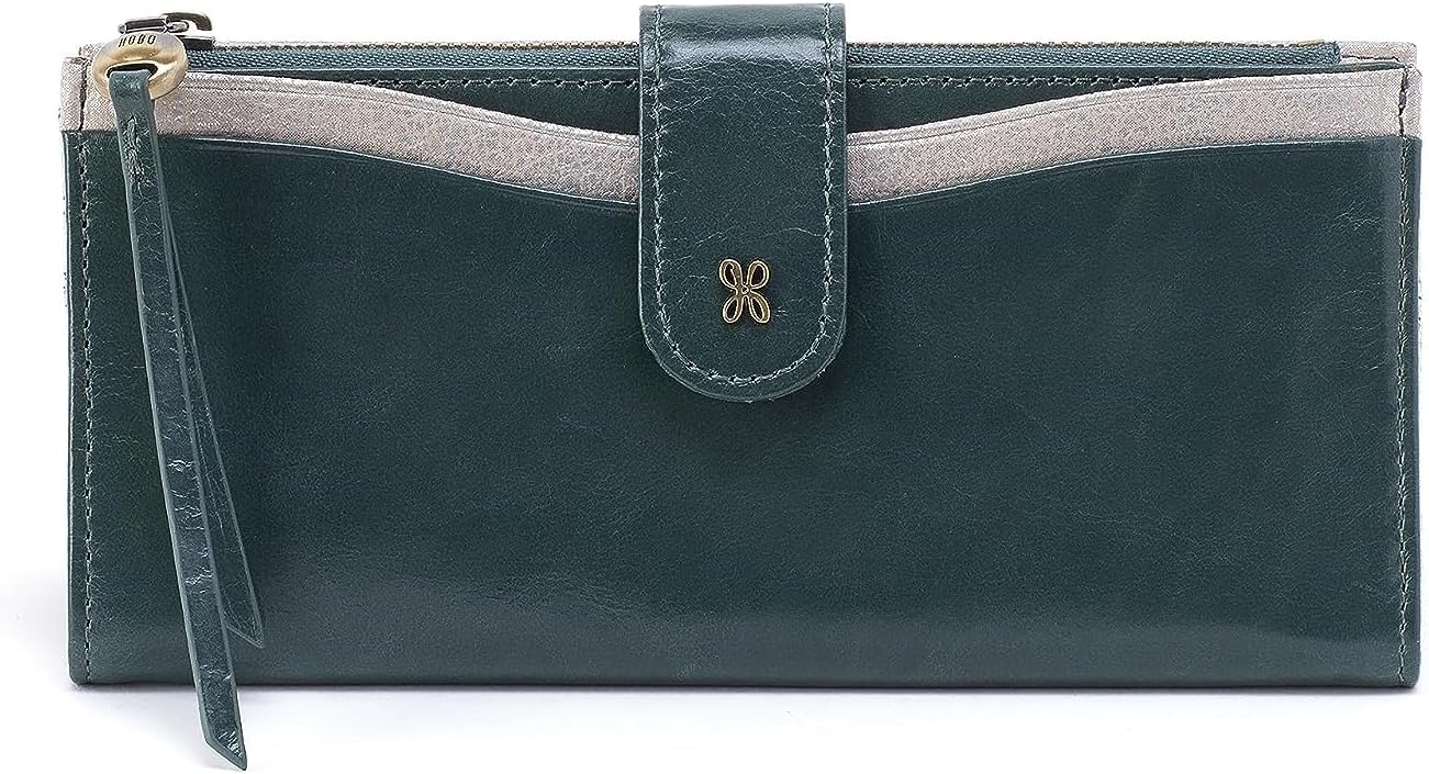 Amazon.com: HOBO Max Continental Wallet Sage Leaf One Size : Clothing ...