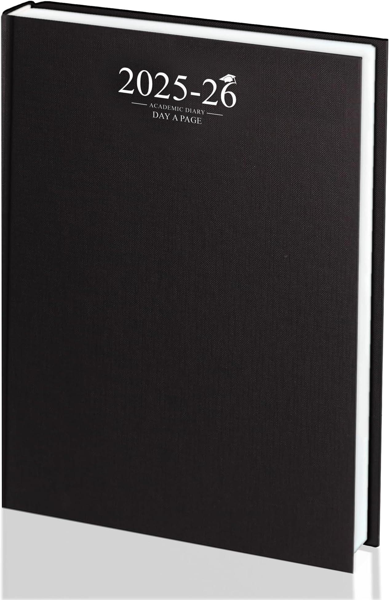 Academic Diary 2025-2026 A4 Day-A-Page Grey School Planner for Students ...