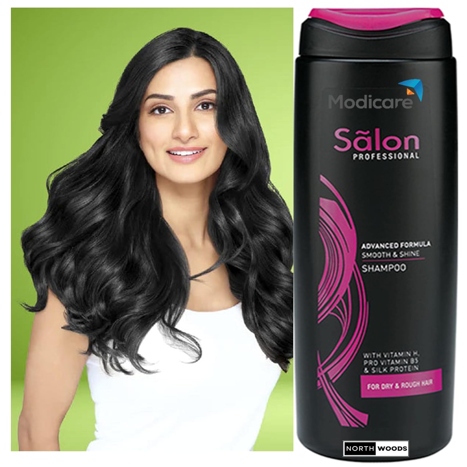 Buy Modicare SALON Advanced Smooth & Shine Shampoo Professional Formula ...