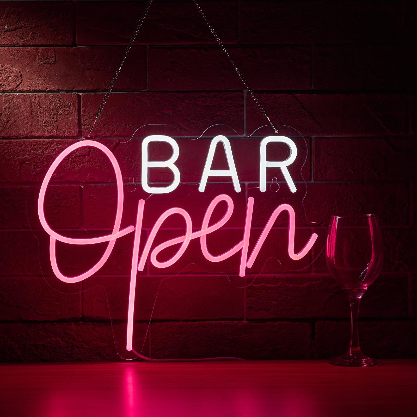 Amazon.com : Hoyoelec Marijuana Open Neon Sign for Wall Décor Hemp LED ...