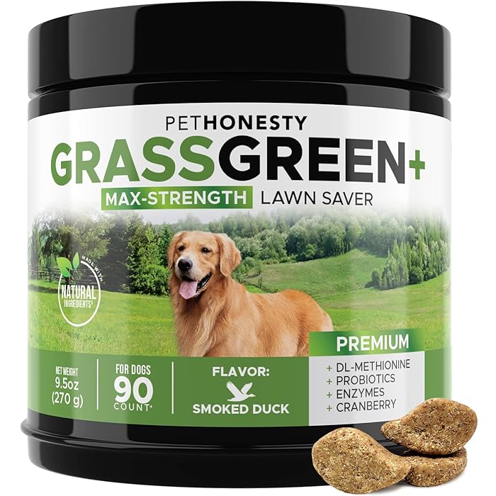 Buy PetHonesty Premium GrassGreen+ Burn Spot Chews for Dogs - Max ...