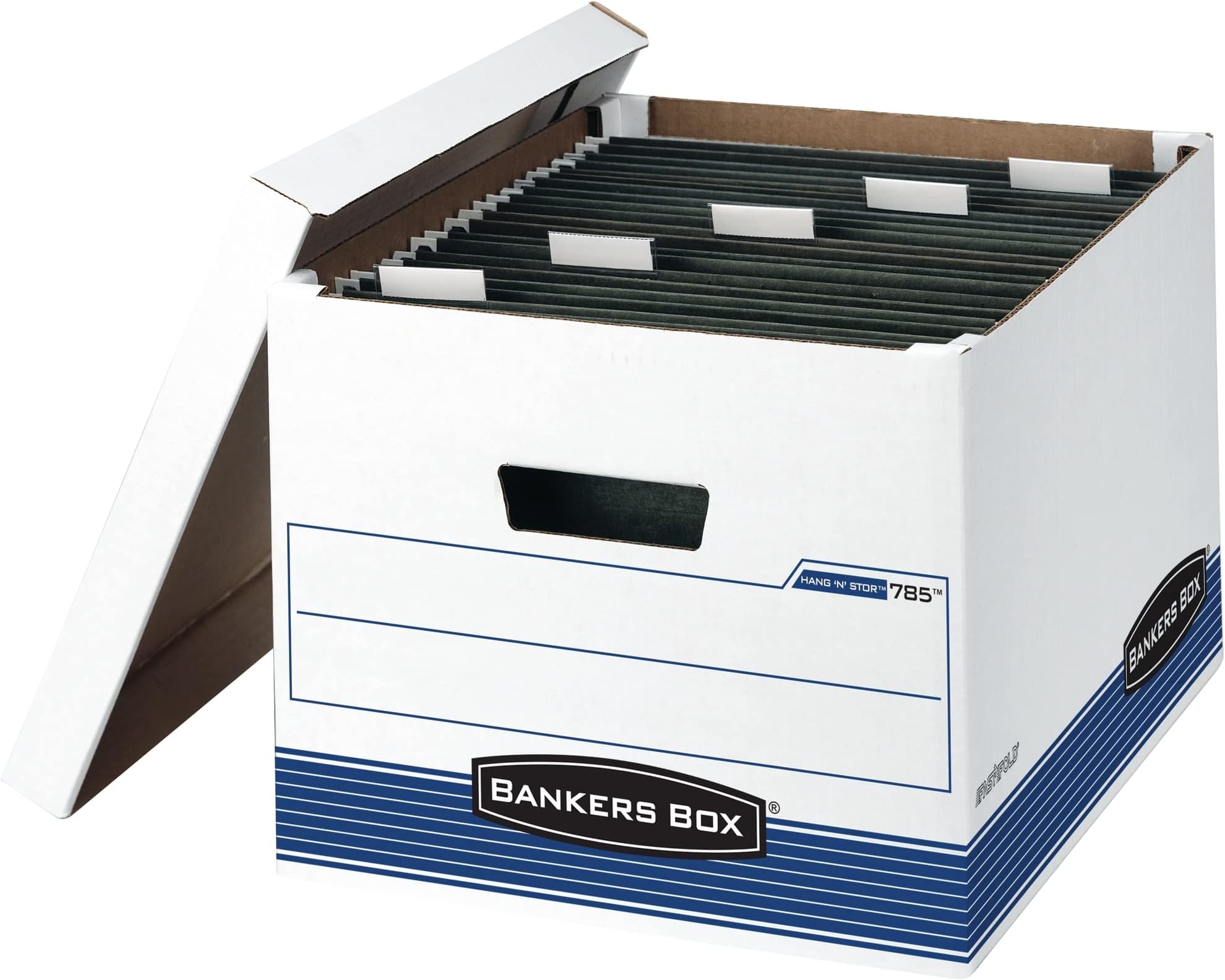 Amazon.com : Bankers Box 4 Pack HANG'N'STOR Medium-Duty File Storage ...