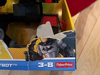 Amazon.com: Fisher-Price Imaginext DC Super Friends, R/C Transforming ...