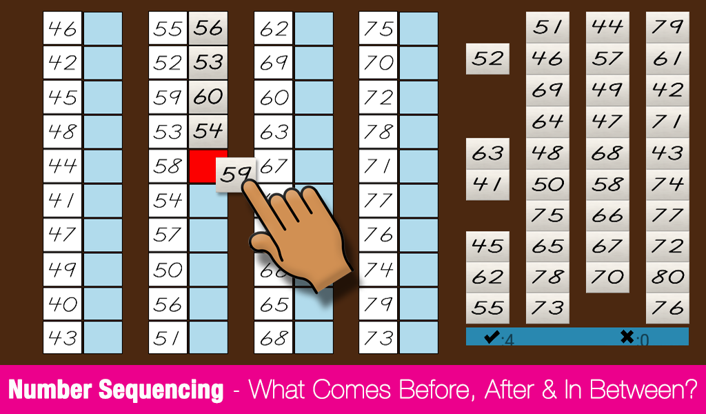 Number Sequencing - What Comes Before, After & In Between? - Montessori ...