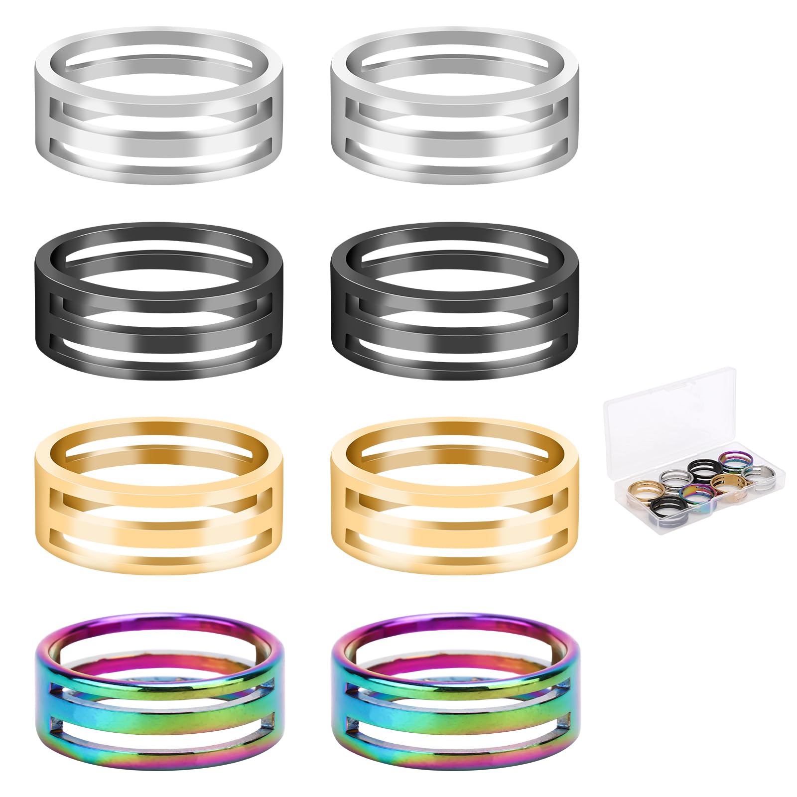 Amazon.com: 8pcs Jump Ring Opening and Closing Ring Tools, Jump Ring ...