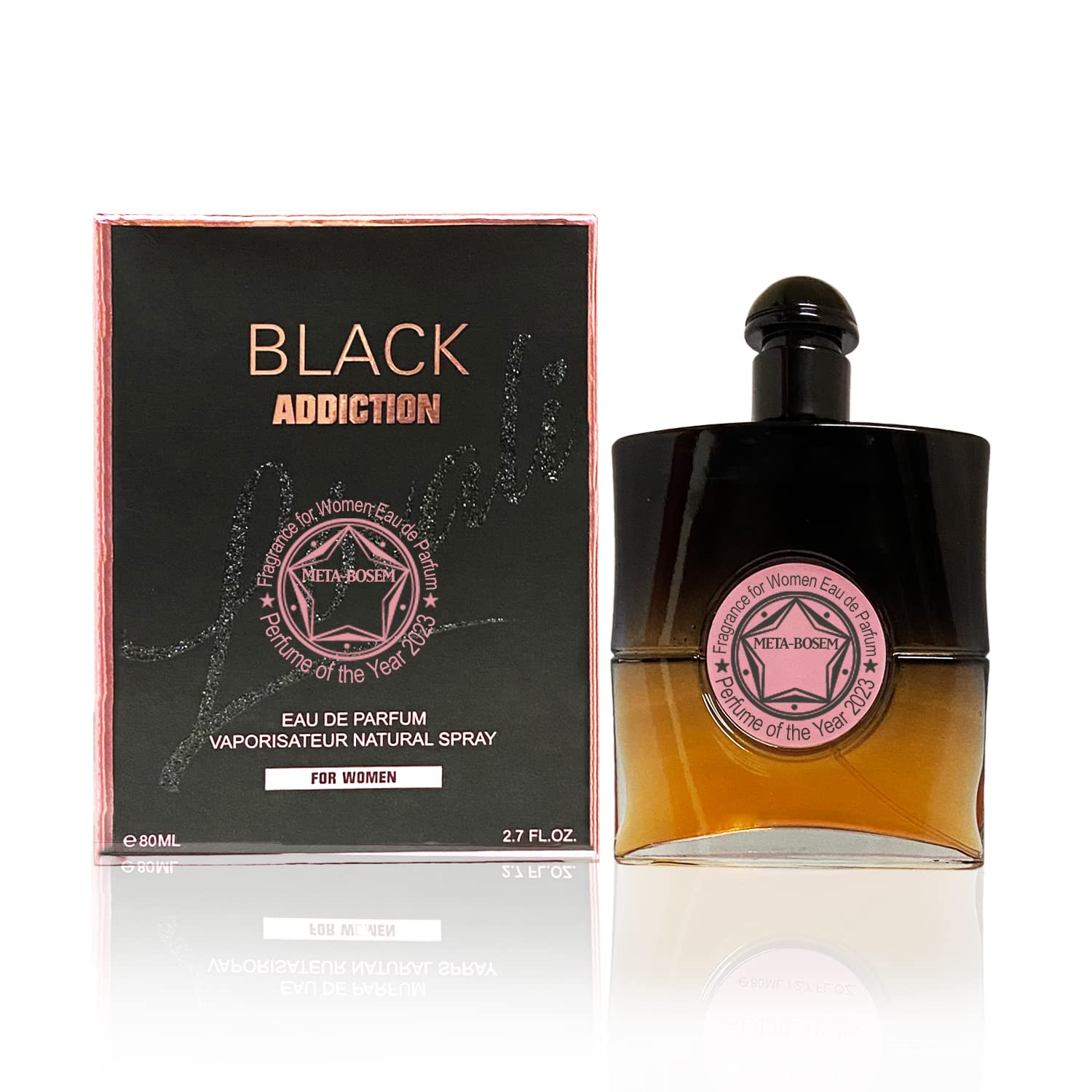 Amazon.com : META-BOSEM Black Addiction, Eau de Parfum Natural Spray ...
