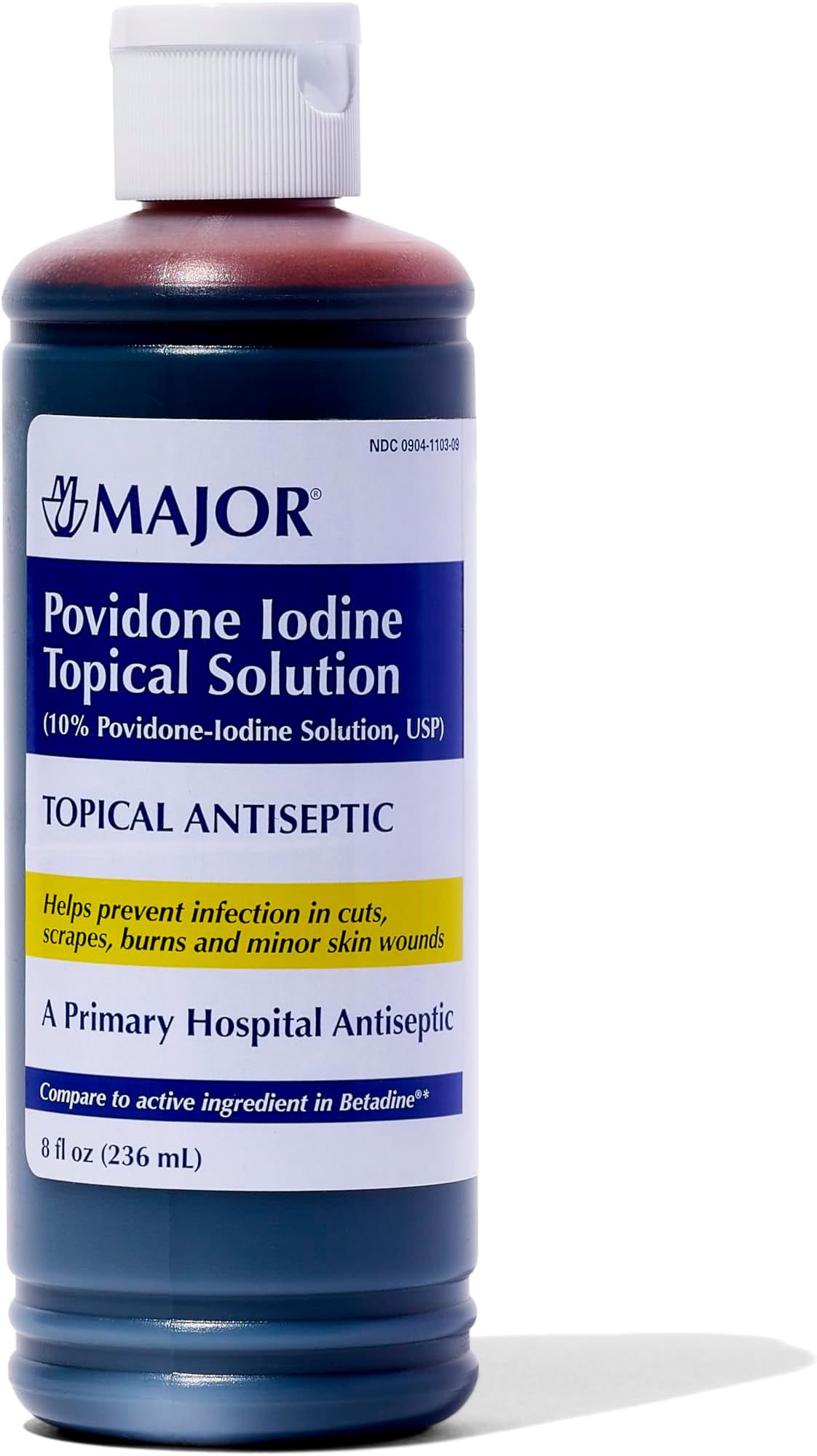 Amazon.com: Major 10% Povidone-Iodine Liquid Topical Solution, USP ...