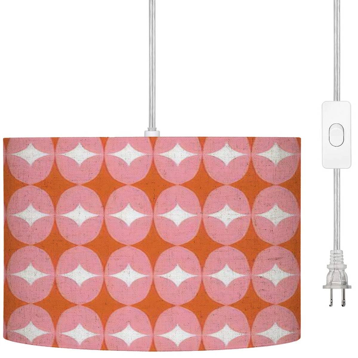 Plug in Pendant Light 70s Retro 60s 70s Aesthetic Style Hanging Lamp ...