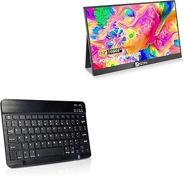 Amazon.com: BoxWave Keyboard Compatible with ARZOPA Portable Monitor A1 ...