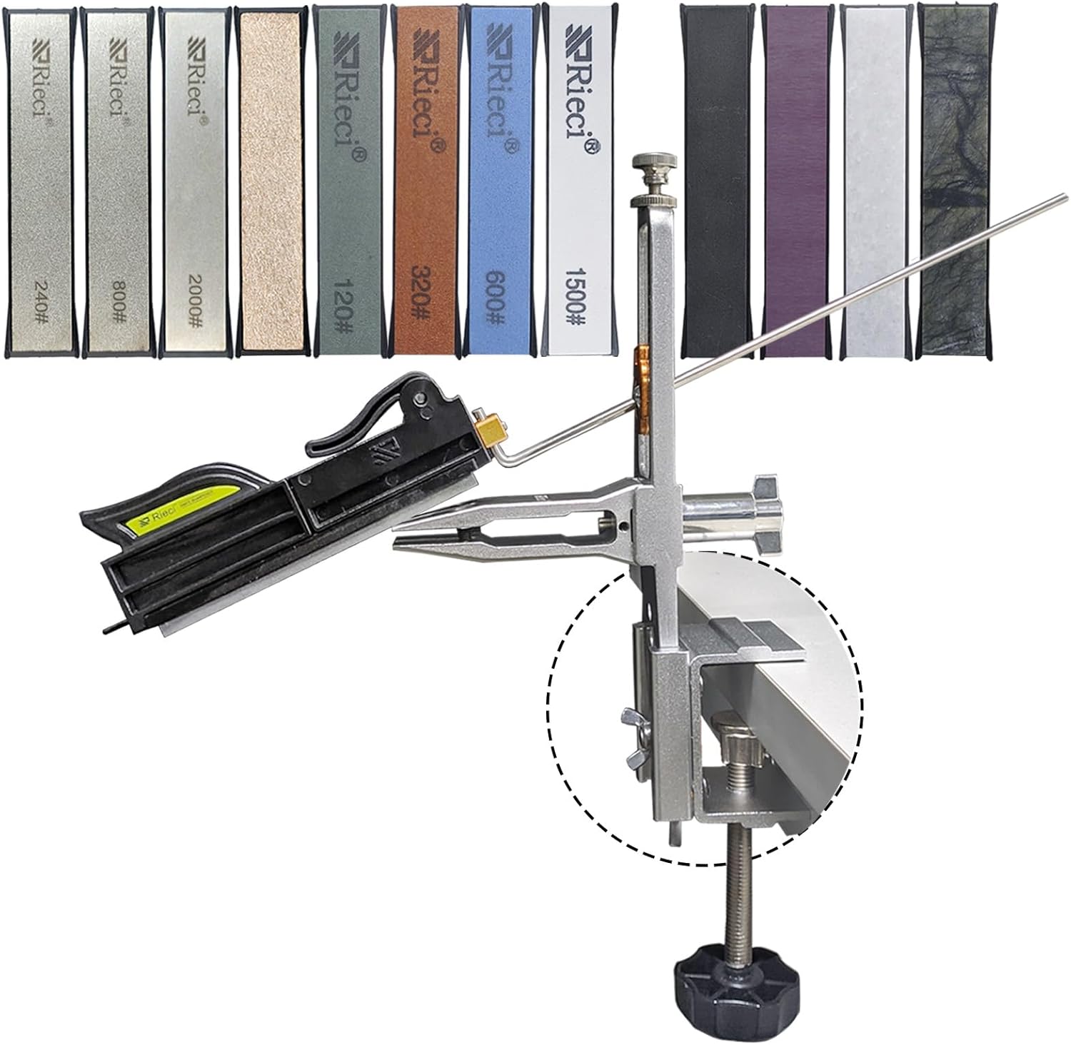 Amazon.com: Knife Sharpener Tool, Precision Adjust 360° Rotation Flip ...