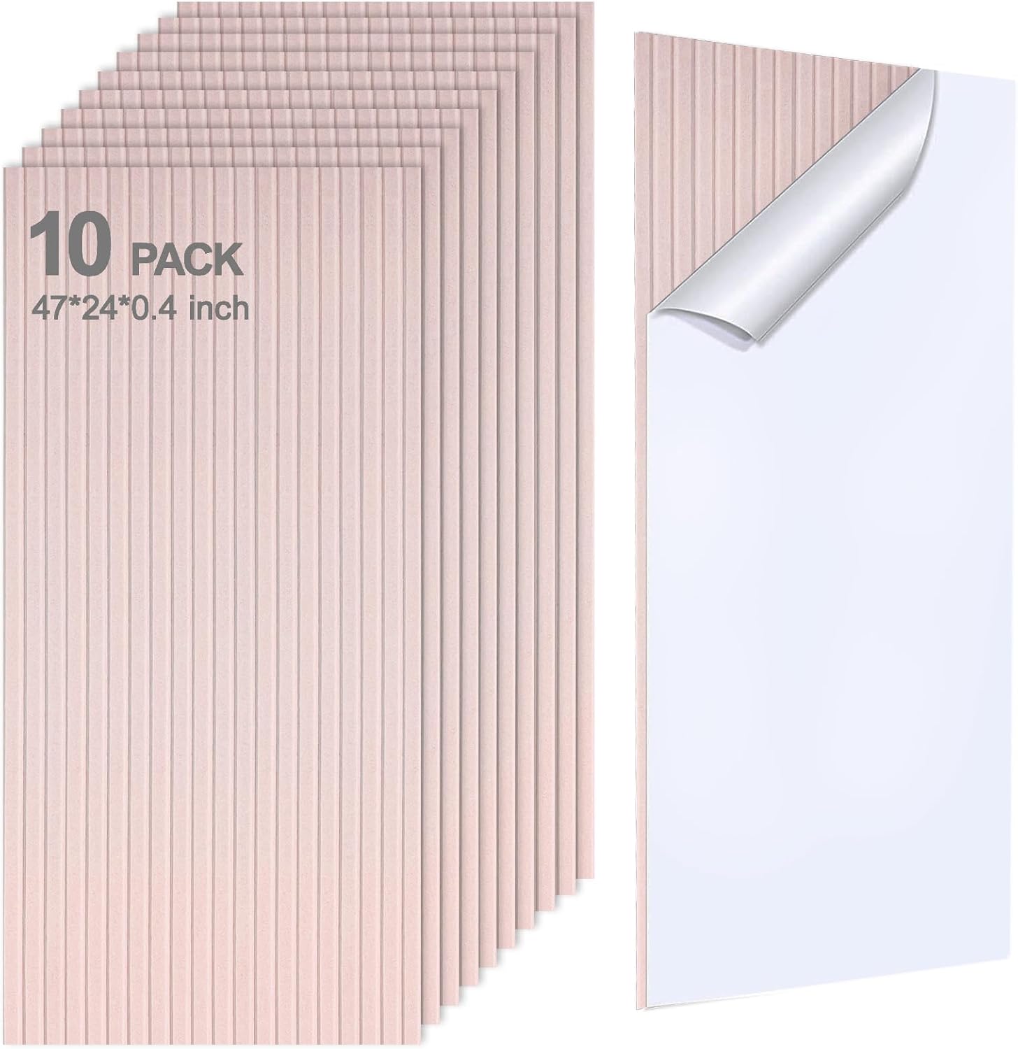 Amazon.com: 10Pack Large Acoustic Panels, 48x24x0.4 inch Sound Proof ...