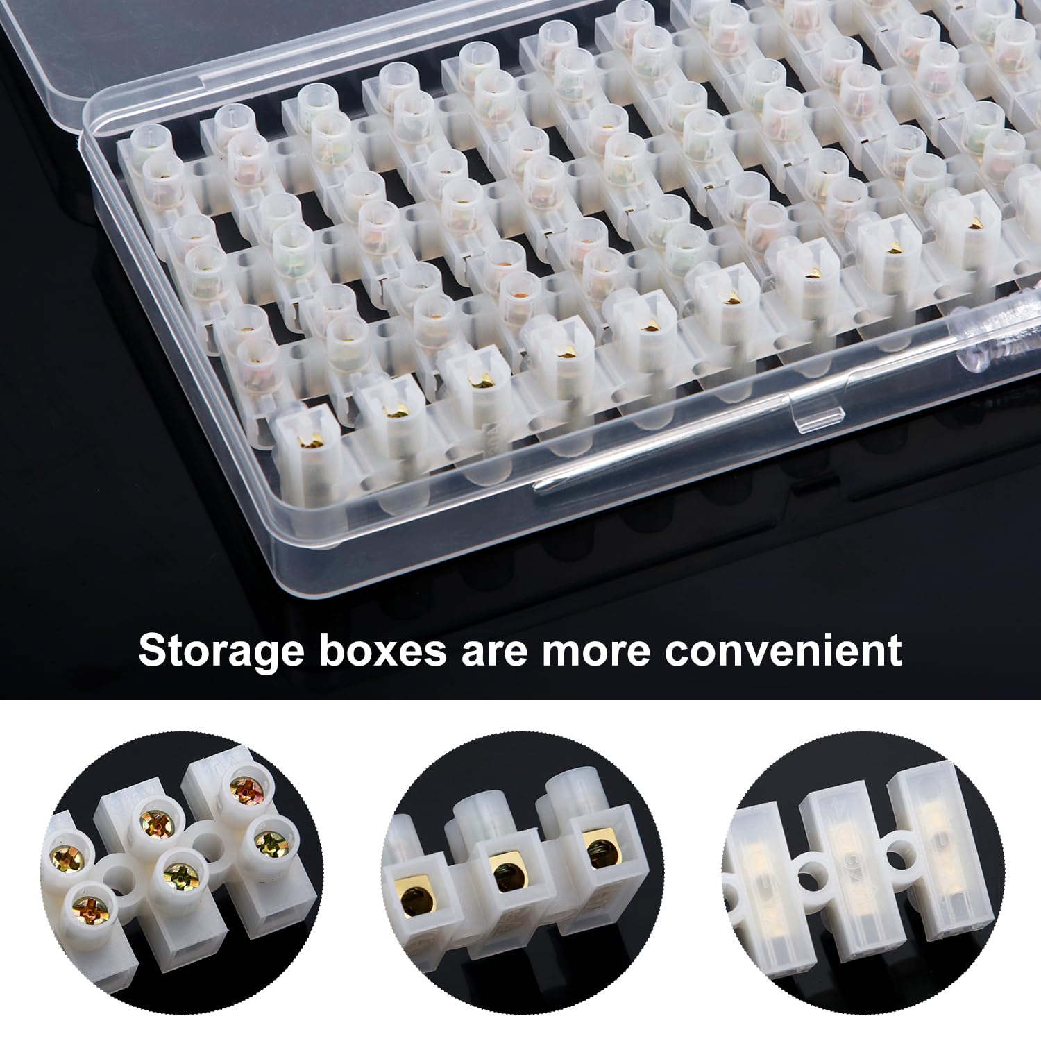 YIXISI 8 PCS 10A Terminal Block Strip, Dual Rows Terminal Block, 12 Way ...