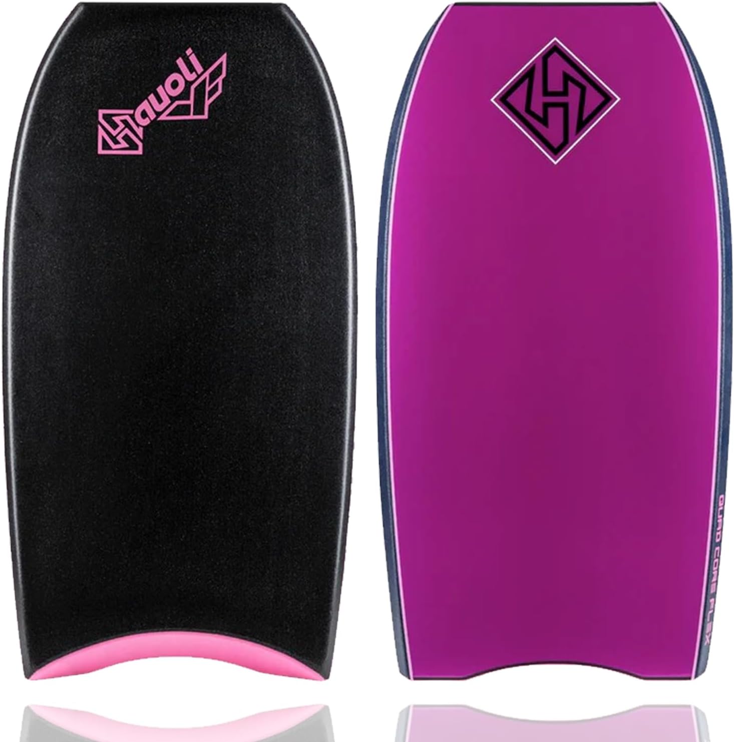 Amazon.com : Hubboards Hauoli VF Quad Core Flex Bodyboard : Sports ...