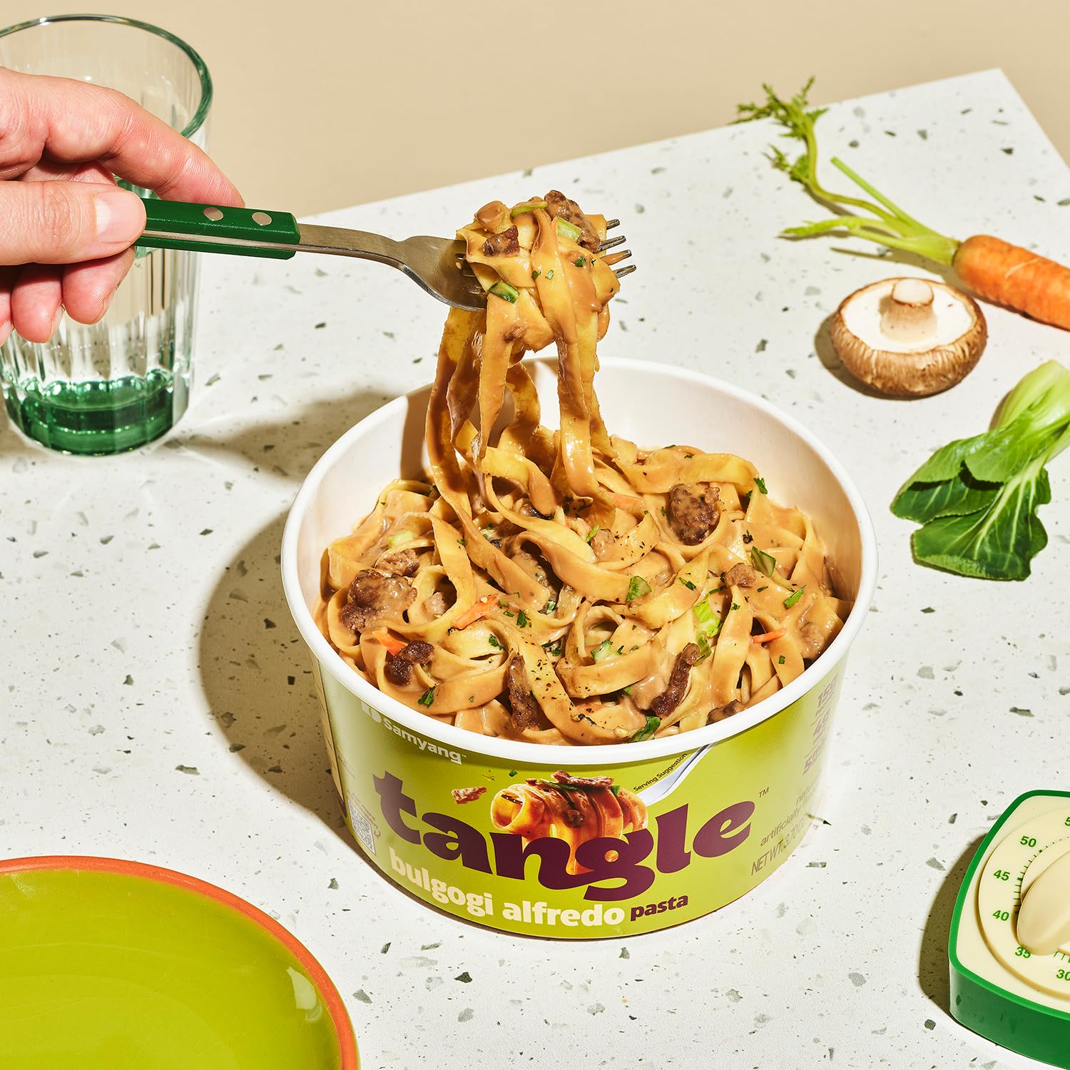 Snapklik.com : Samyang Tangle Bulgogi Alfredo Pasta Bowl By The Maker ...