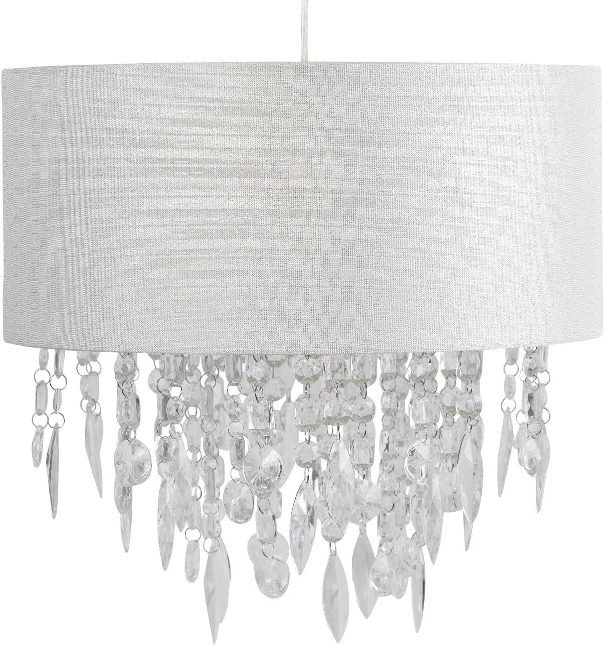 firstchoicelighting Modern Large 40cm Easy Fit Ceiling Light Shade in ...