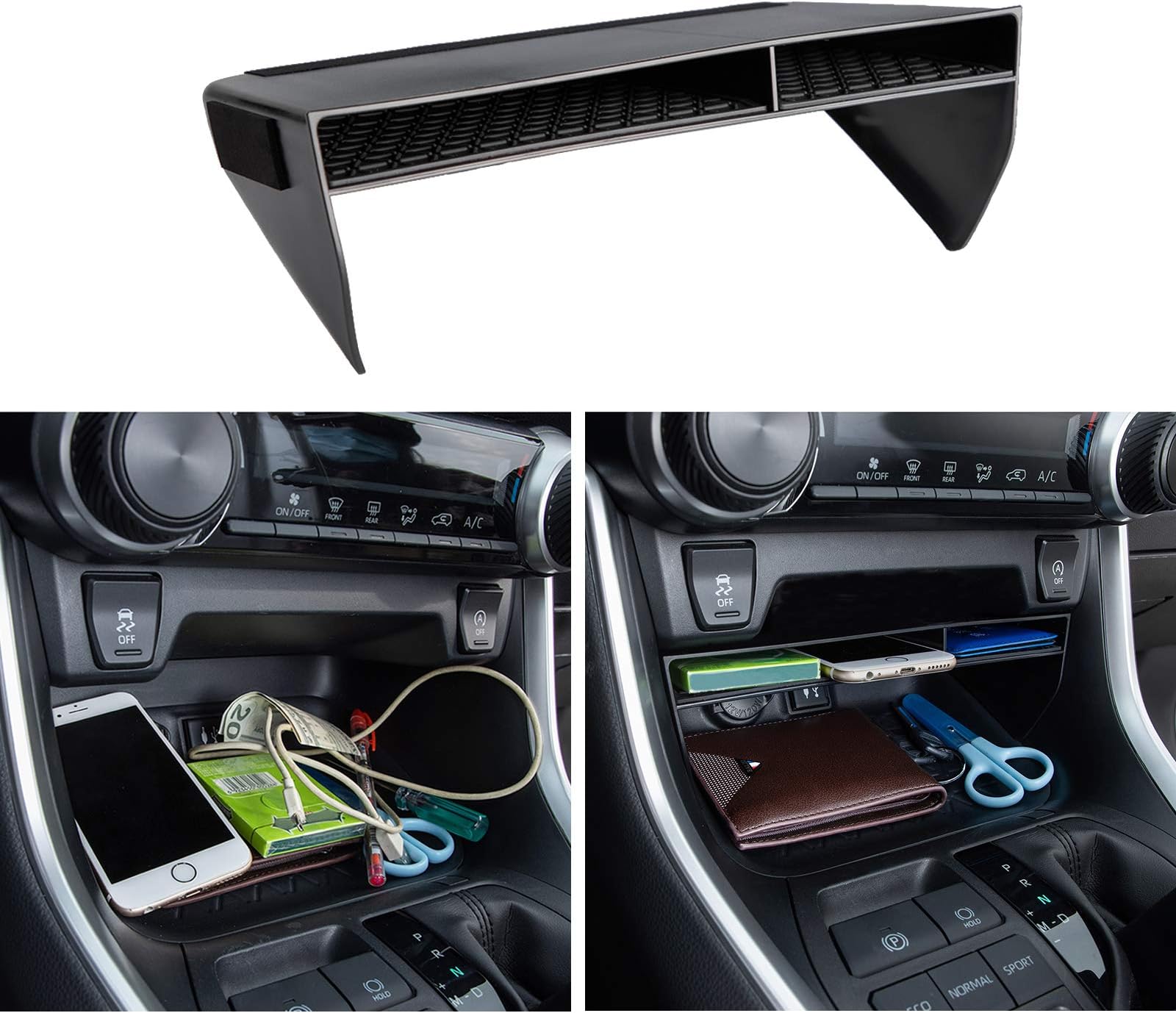 JDMCAR Center Console Organizer Compatible with Toyota RAV4 2022 2021 ...