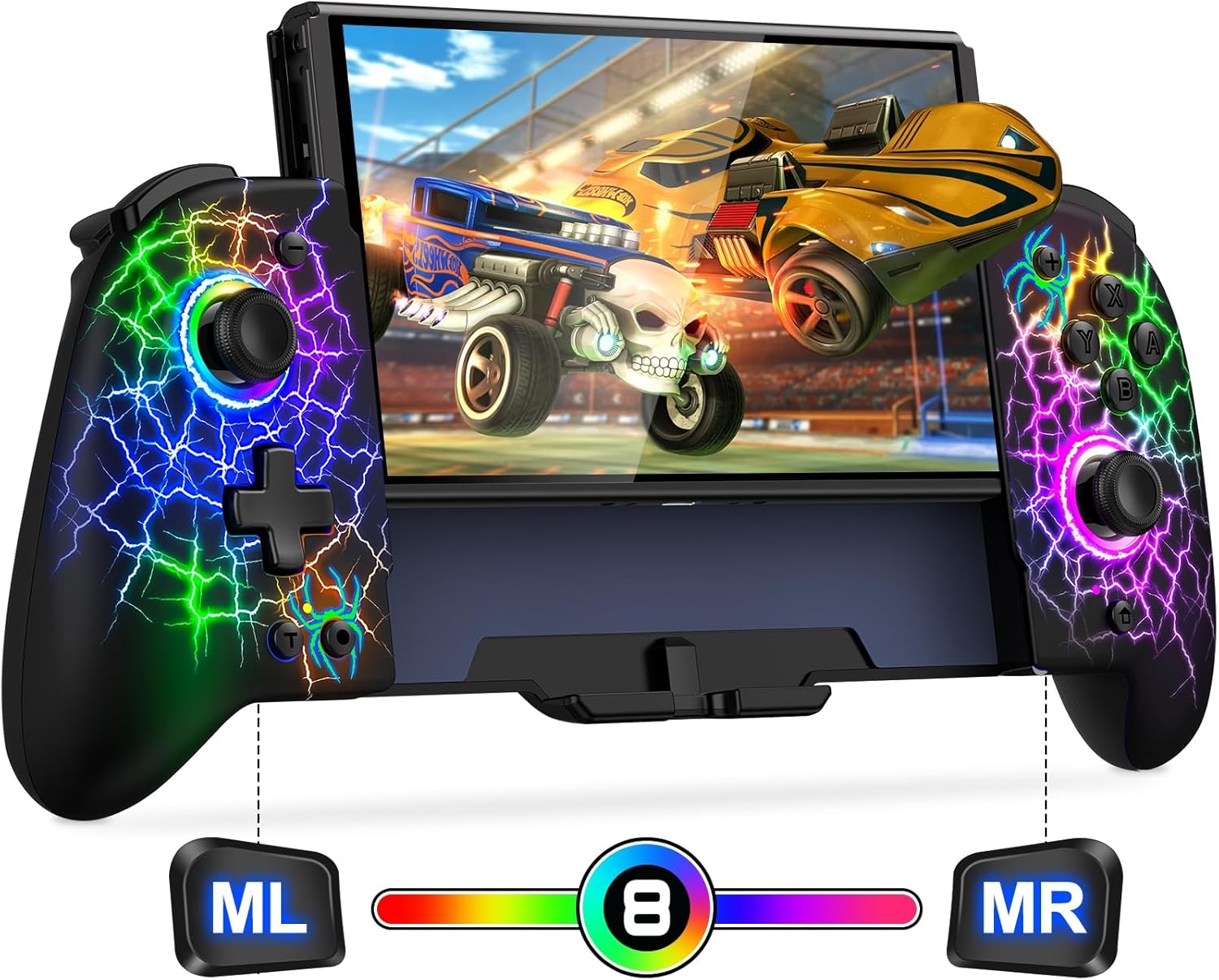 HASACOOL Wireless Switch Pro Controller for Switch/OLED-One Piece Hall ...