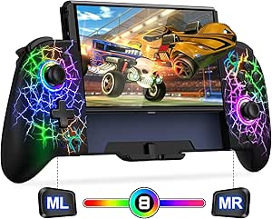 Switch Controllers, Hall Effect Joystick (No Drift) Switch Joypad for ...