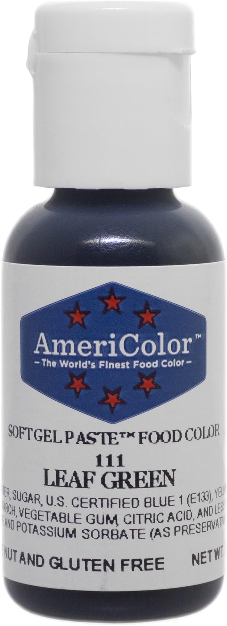 Amazon.com: AmeriColor, Leaf Green, 75 Ounce Bottle, Soft Gel Paste ...