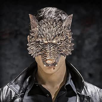 Amazon.com: Wonsunss Wolf Mask Adult Masks Halloween Masks Scary Masks ...
