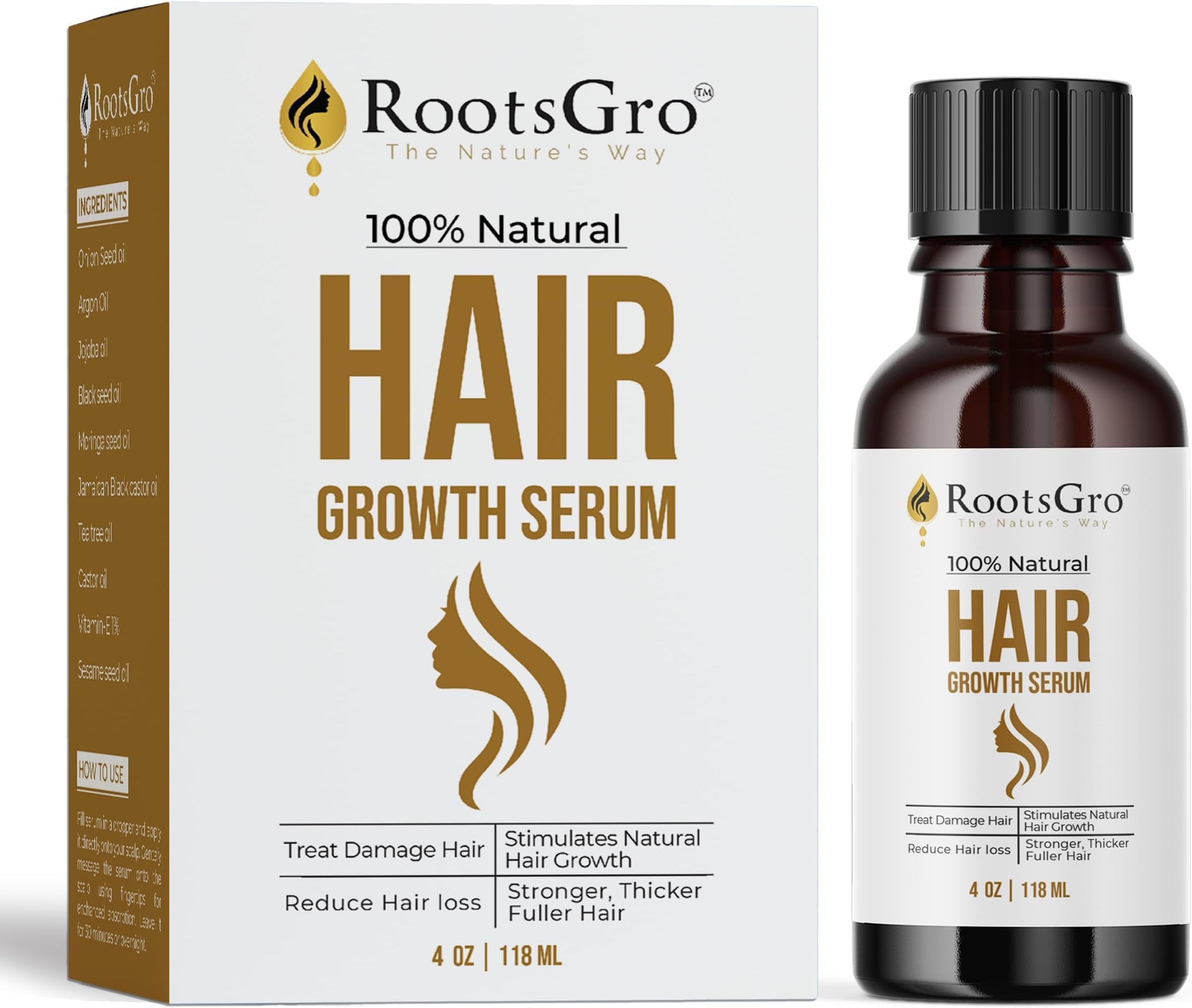 Amazon.com : RootsGro Hair Nourishment (Hair Serum) : Beauty & Personal ...