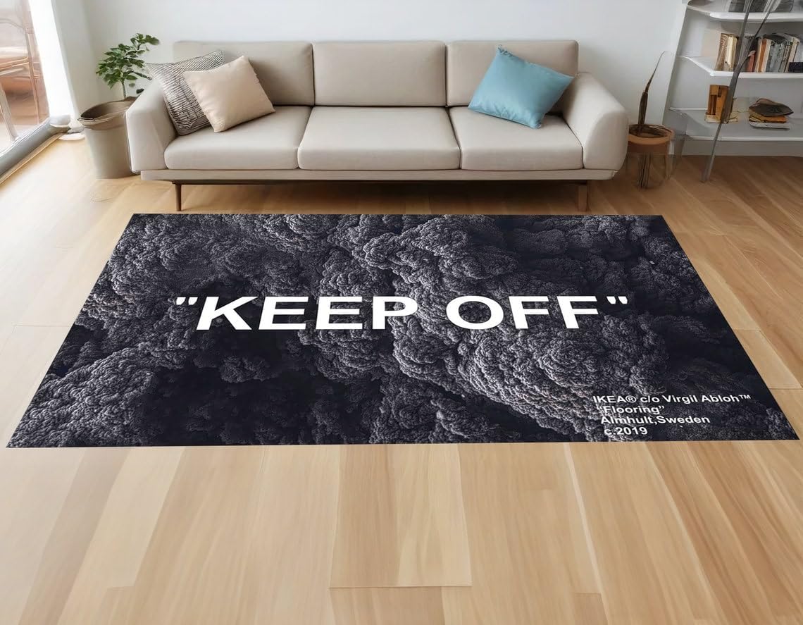 Amazon.com: Generic Keep Off Rug, Keep Off Cloud Rug, with Logos ...